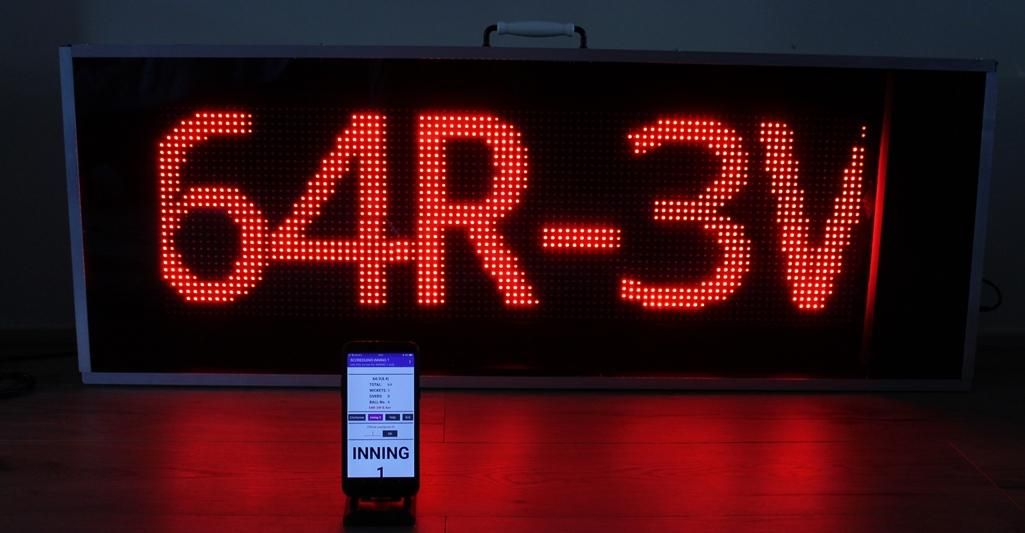 Ultra Large Digital Scoreboard for Football and Cricket. Built Using ...