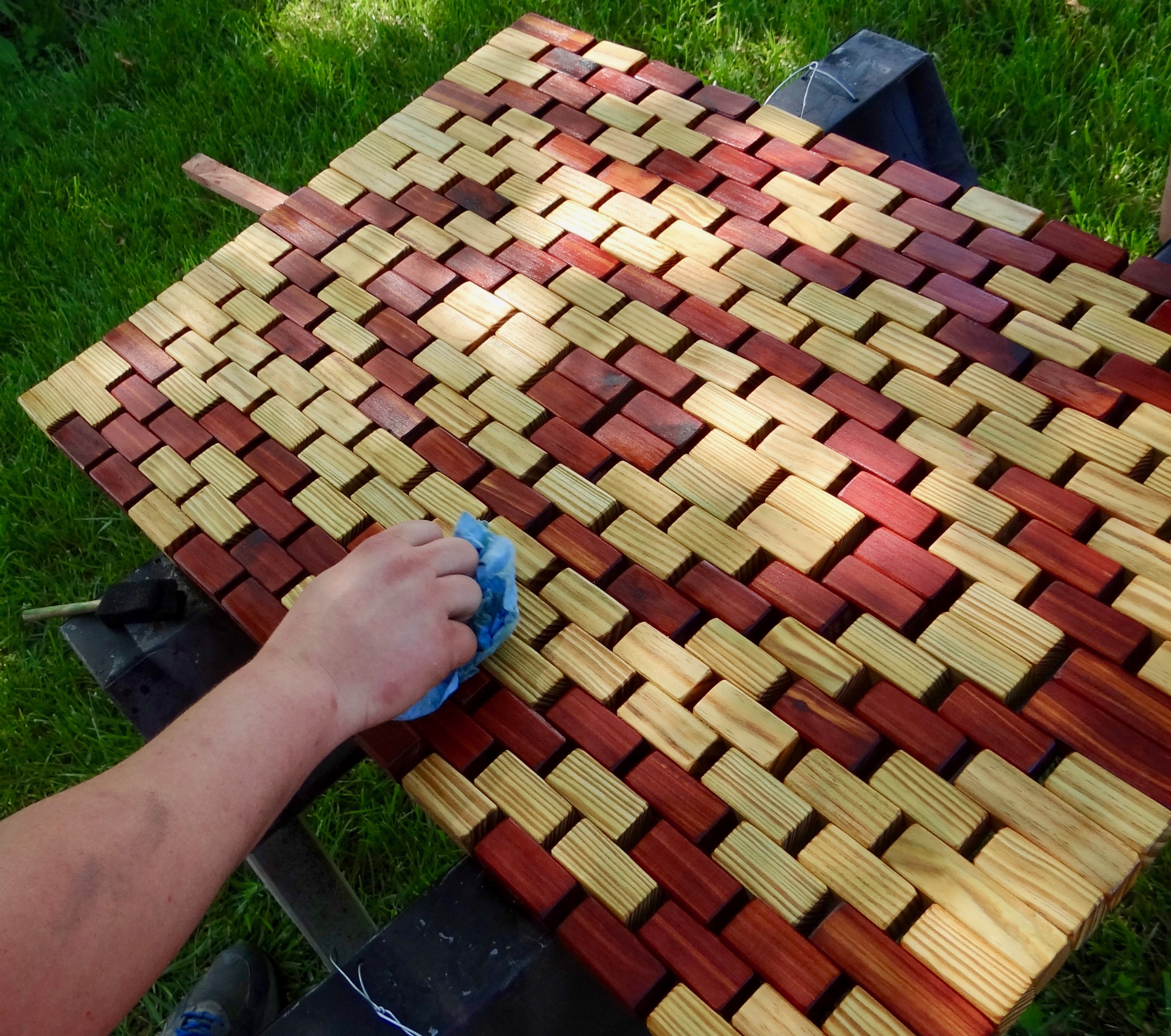 Mosaic Wooden Rope Mat : 8 Steps (with Pictures) - Instructables