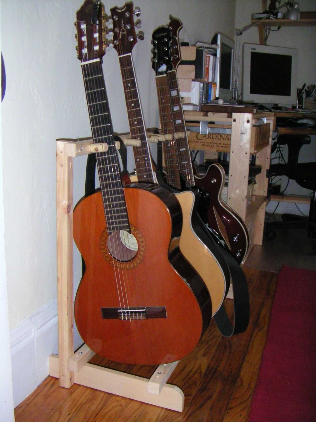 Multiple Guitar Stand : 3 Steps - Instructables