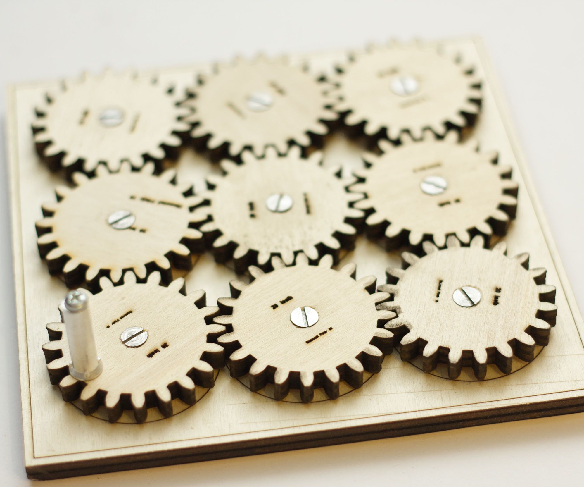 Wood Gear Toy : 9 Steps (with Pictures) - Instructables