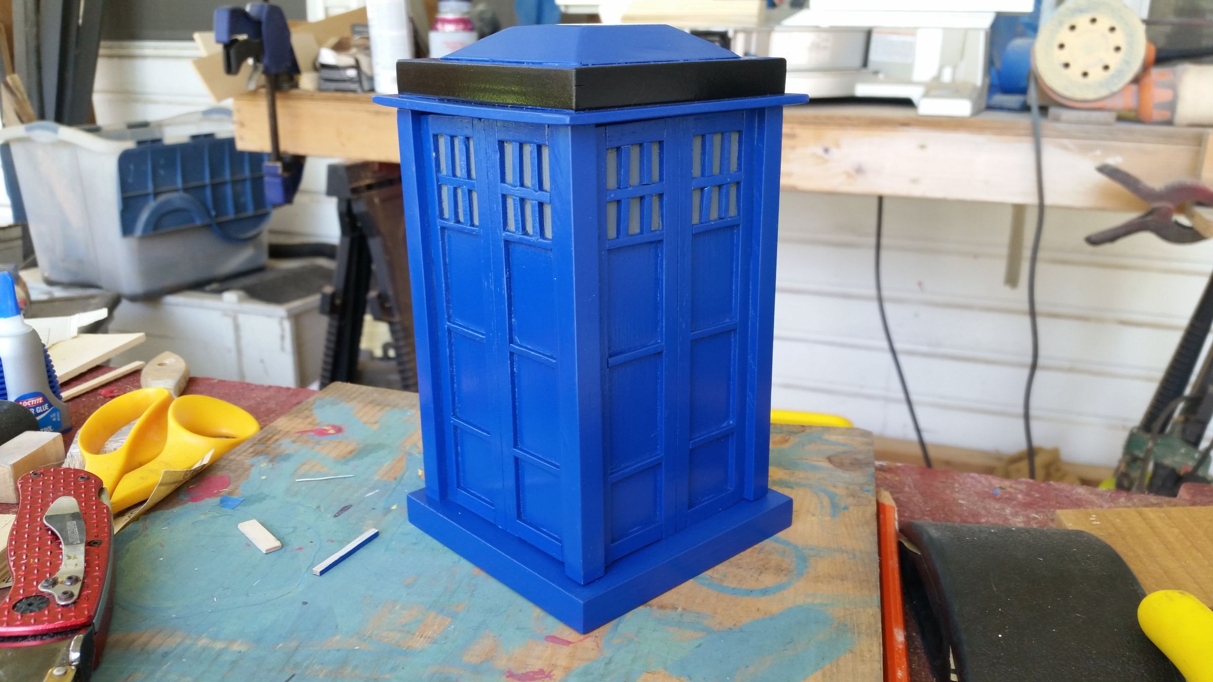 Balsa Wood TARDIS : 7 Steps (with Pictures) - Instructables