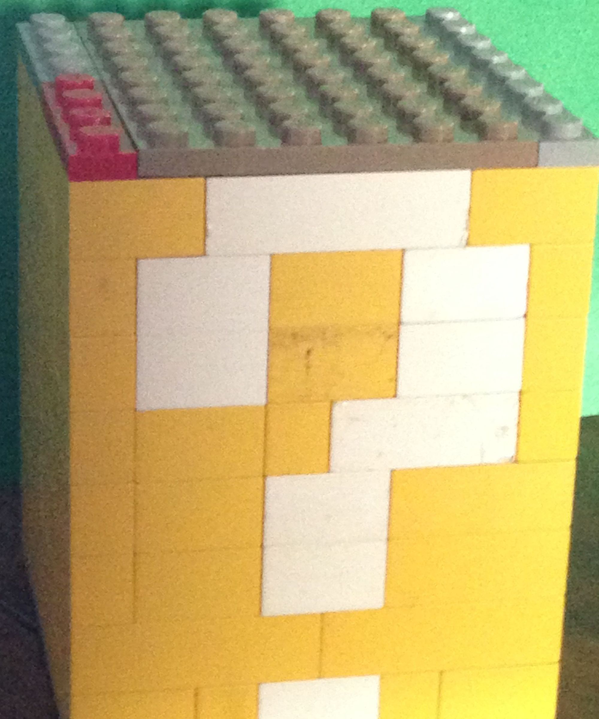 Lego How to Build a Mario Question Block : 7 Steps - Instructables