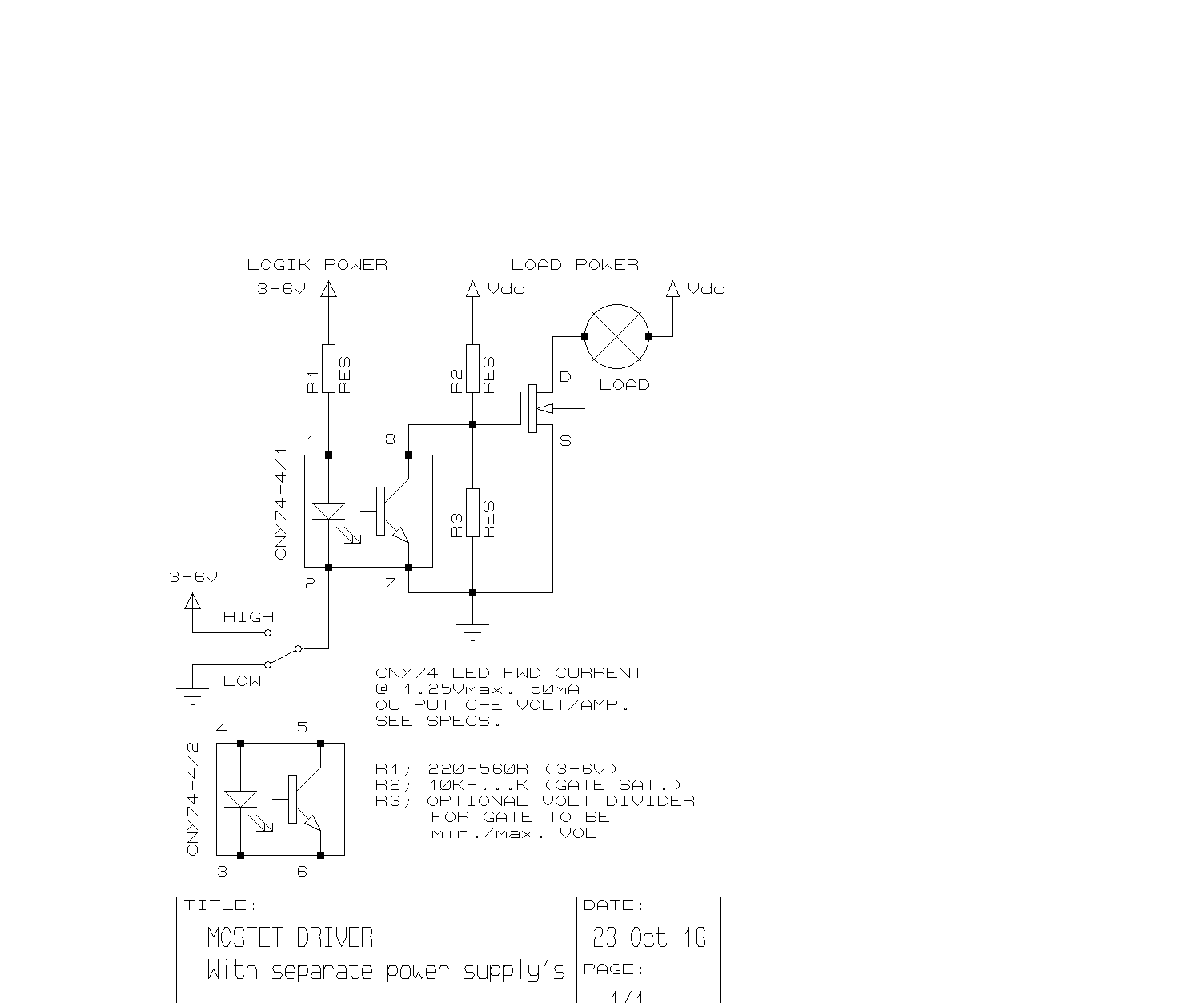OPTO-MOSFET Driver : 4 Steps - Instructables