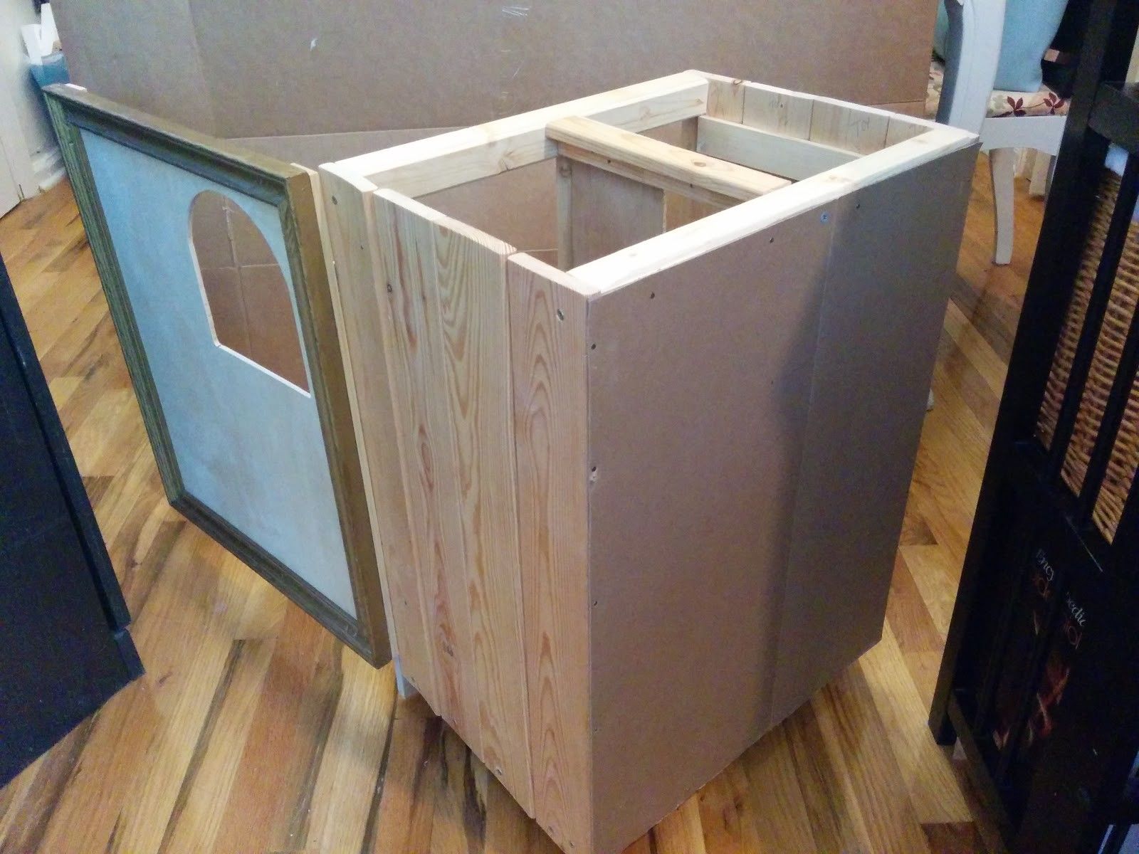 Hidden Litter Box With De-littering Cat Walk : 4 Steps (with Pictures ...