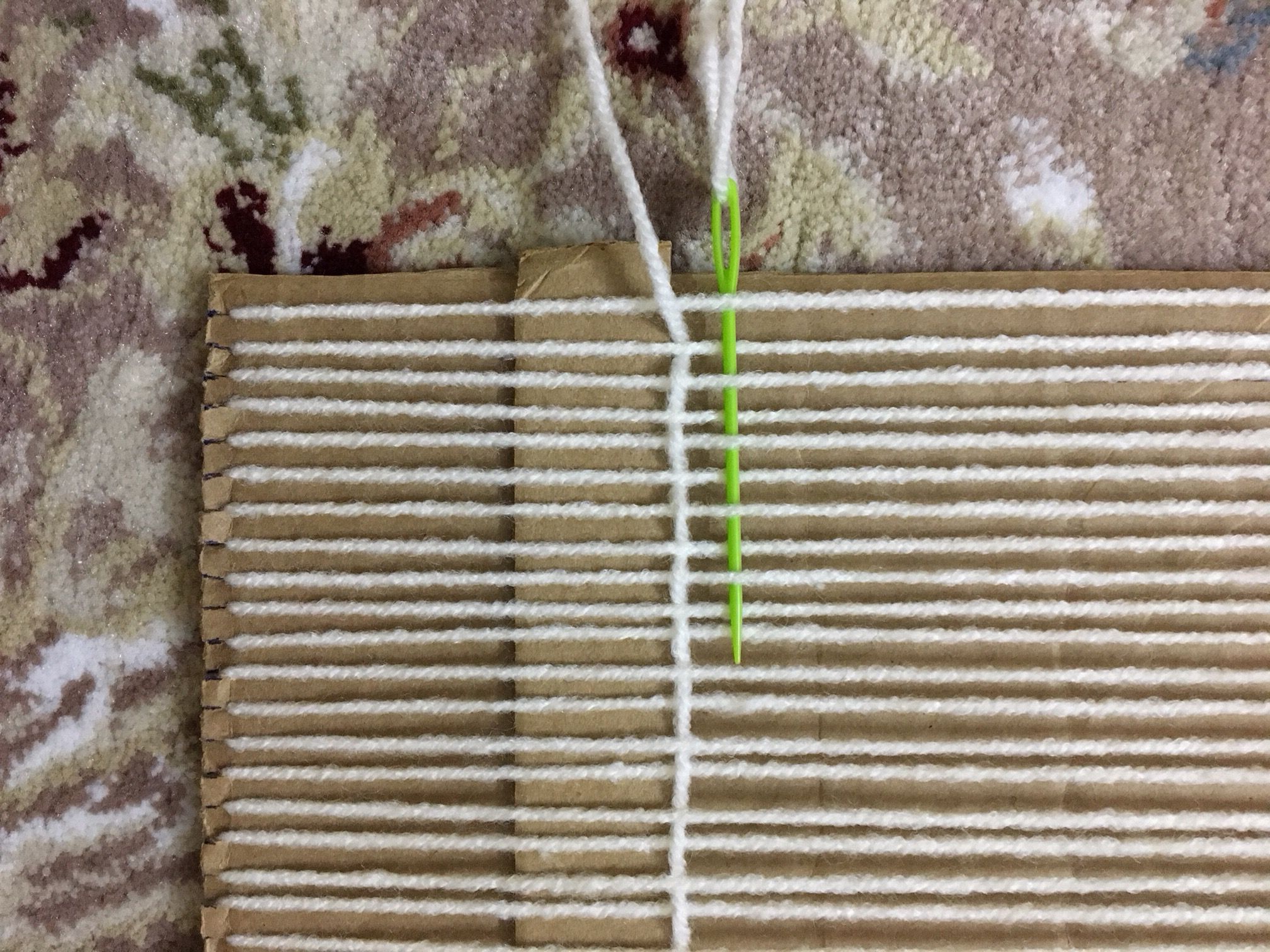 Woven Coasters Using Cardboard As a Loom : 8 Steps (with Pictures ...