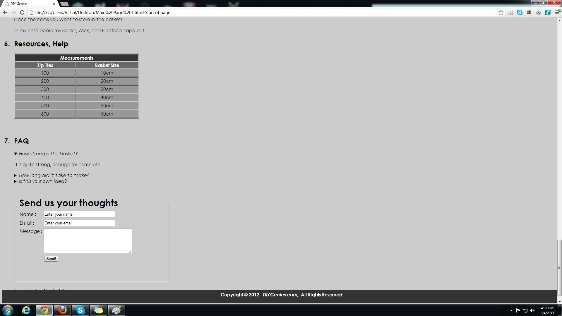 Website (HTML and CSS) - Instructables