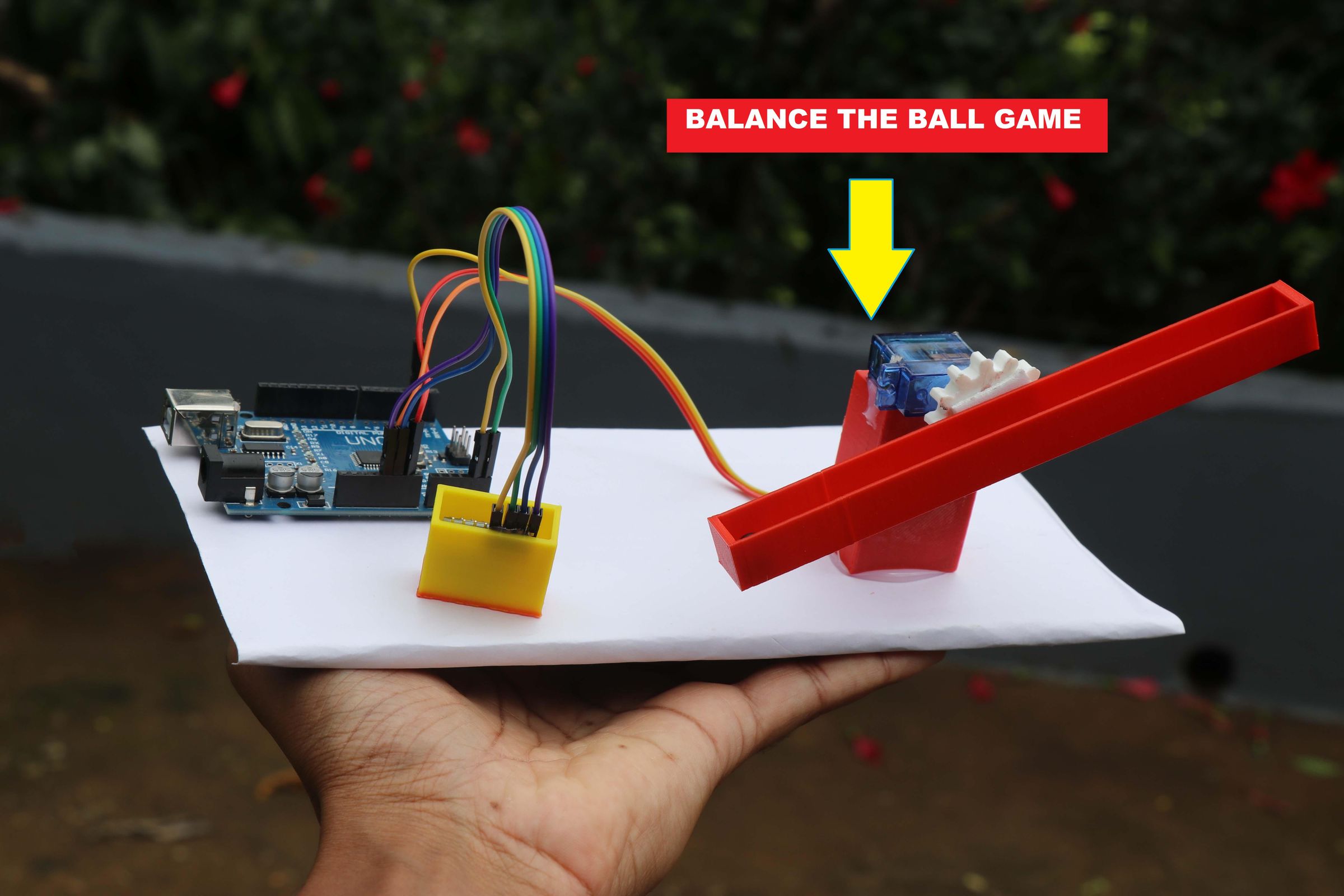 DIY Ball Balancing Game Using Arduino at Home : 5 Steps (with Pictures ...