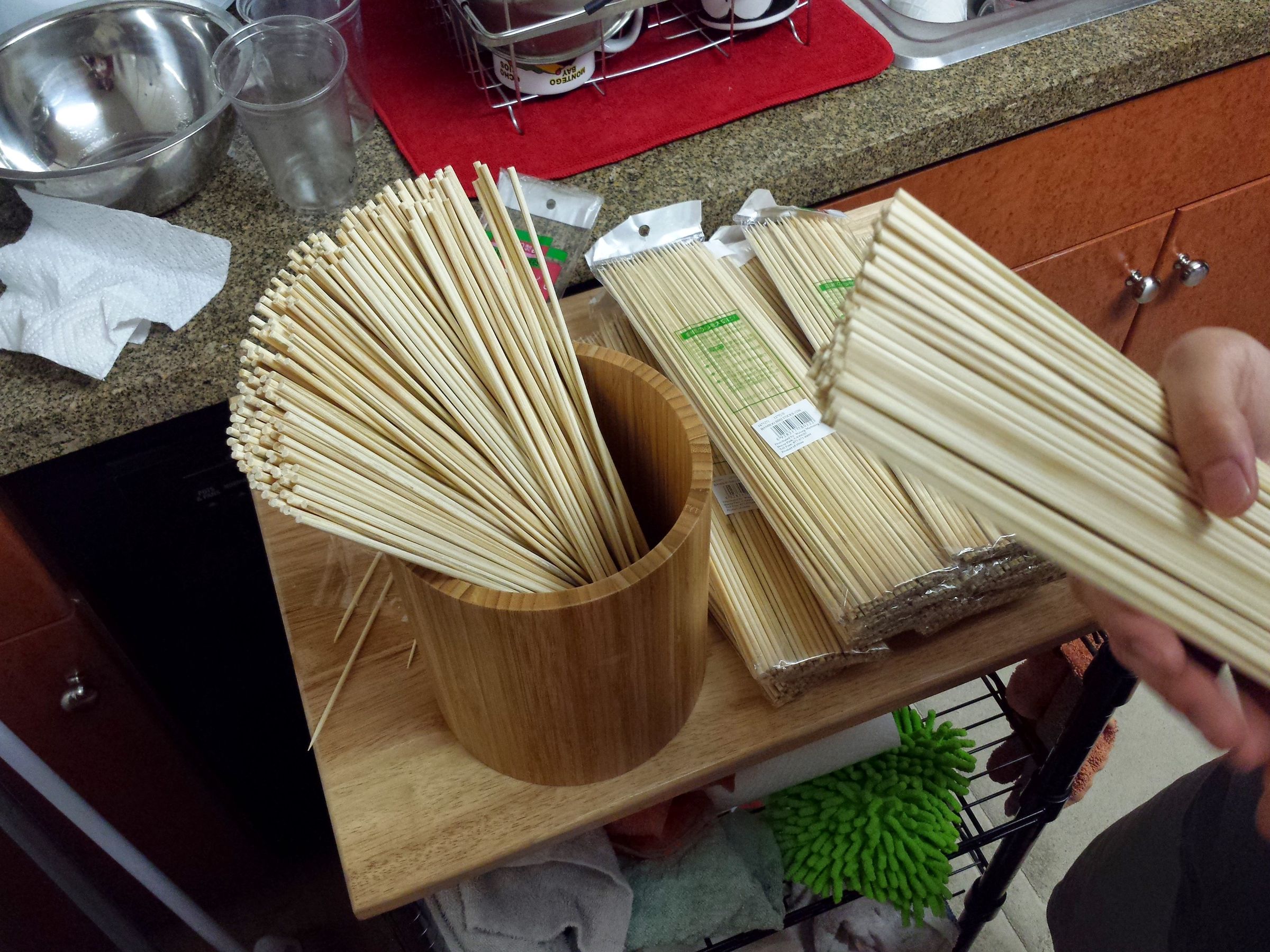 Knife Block Made of Skewers : 3 Steps (with Pictures) - Instructables