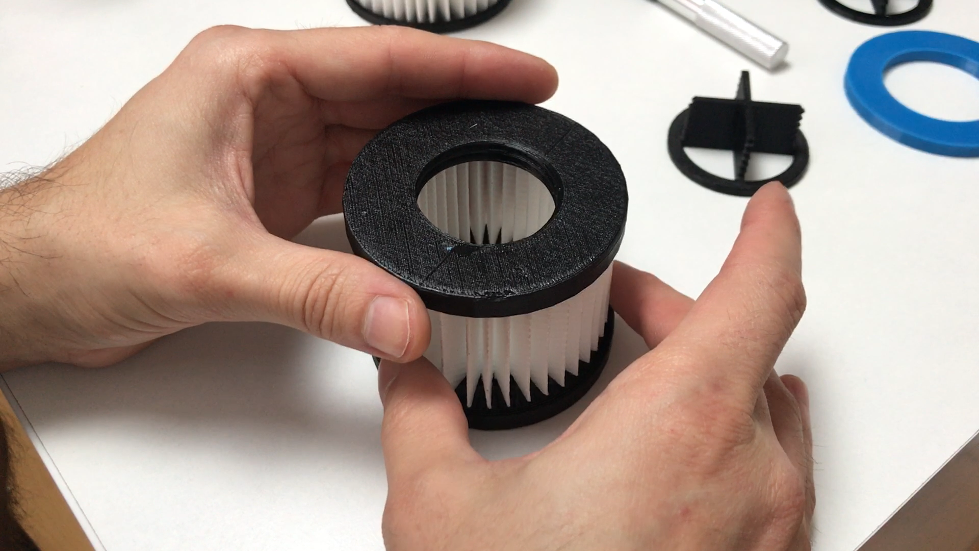 DIY Universal HEPA Filter Prototype Made With Open Source 3D Printed ...