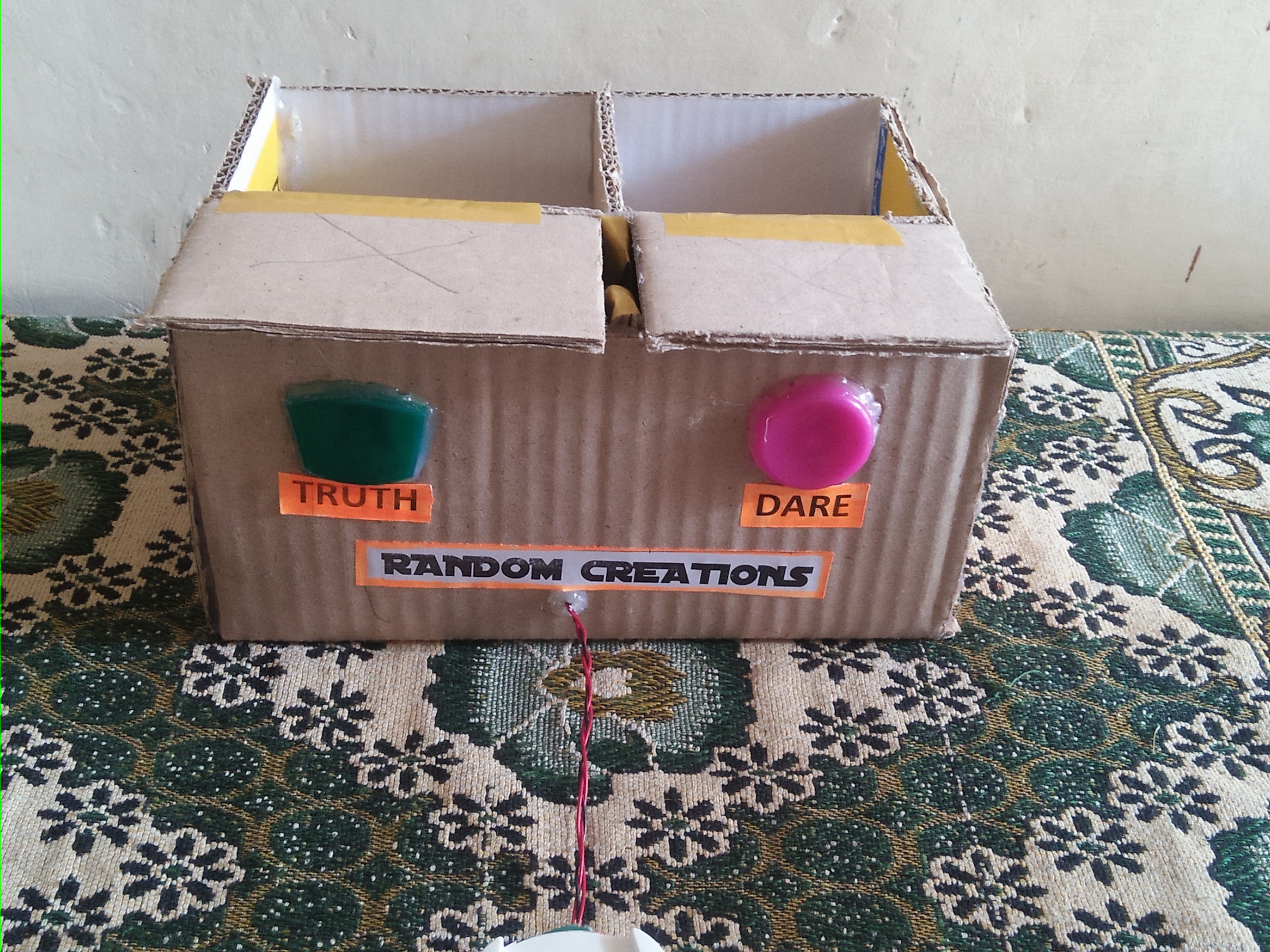 Truth & Dare Game With Arduino & Cardboard : 6 Steps - Instructables