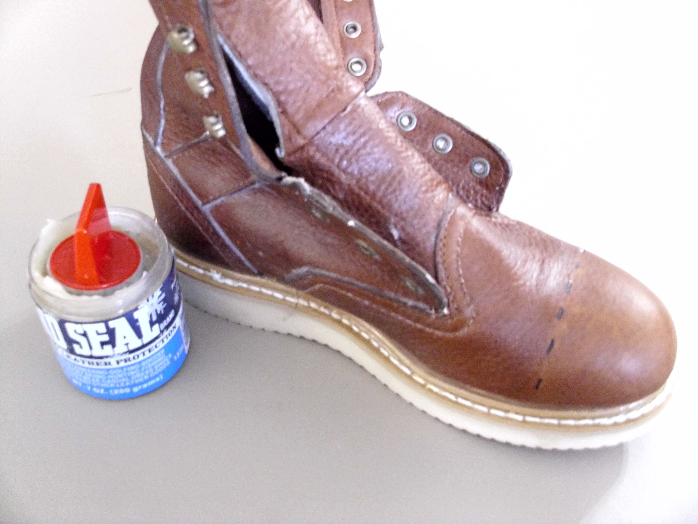 Turn Your Leather Work Boots Into Severe Duty Boots : 10 Steps (with ...