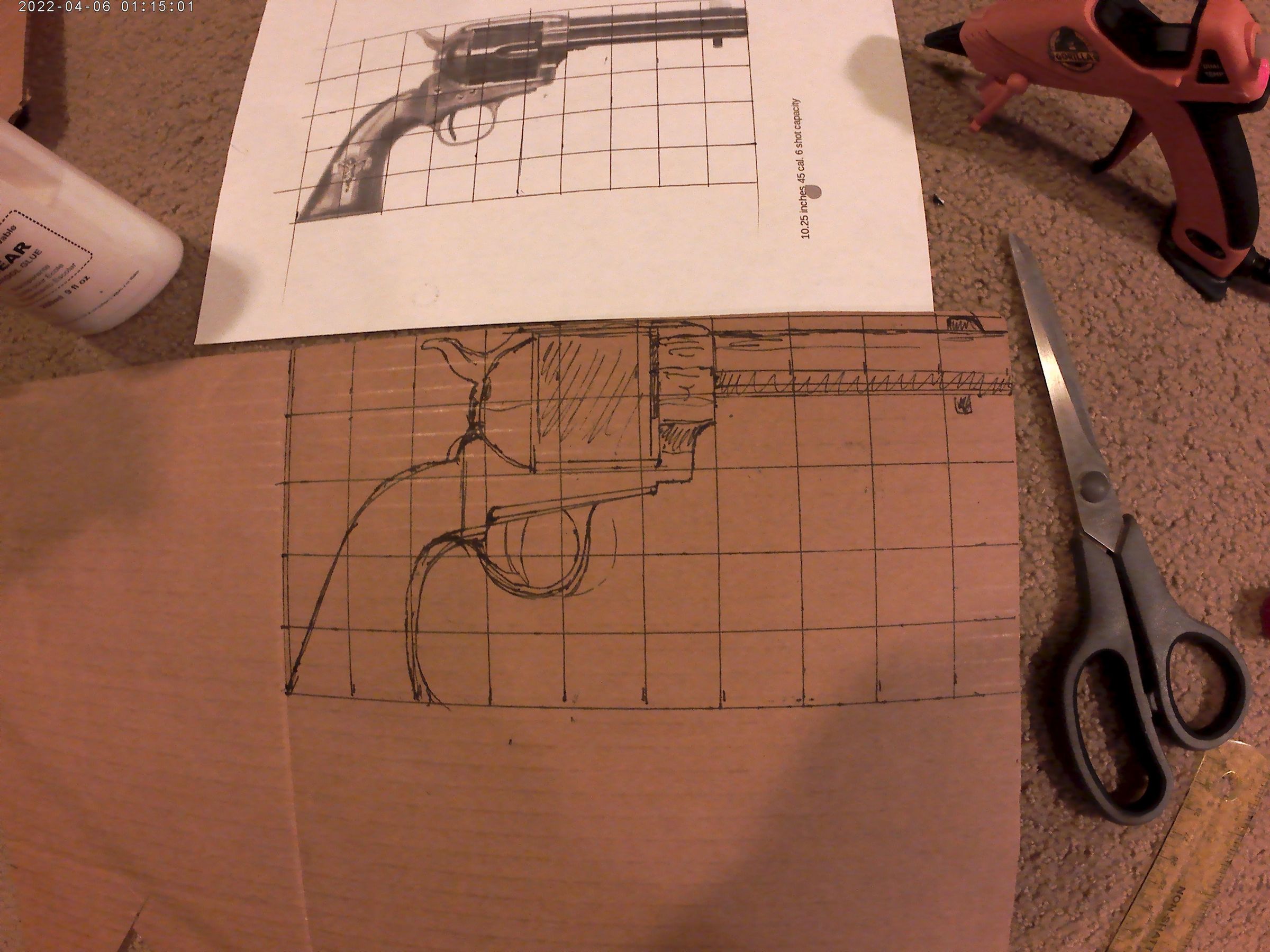 Cardboard SAA Colt .45 : 5 Steps - Instructables