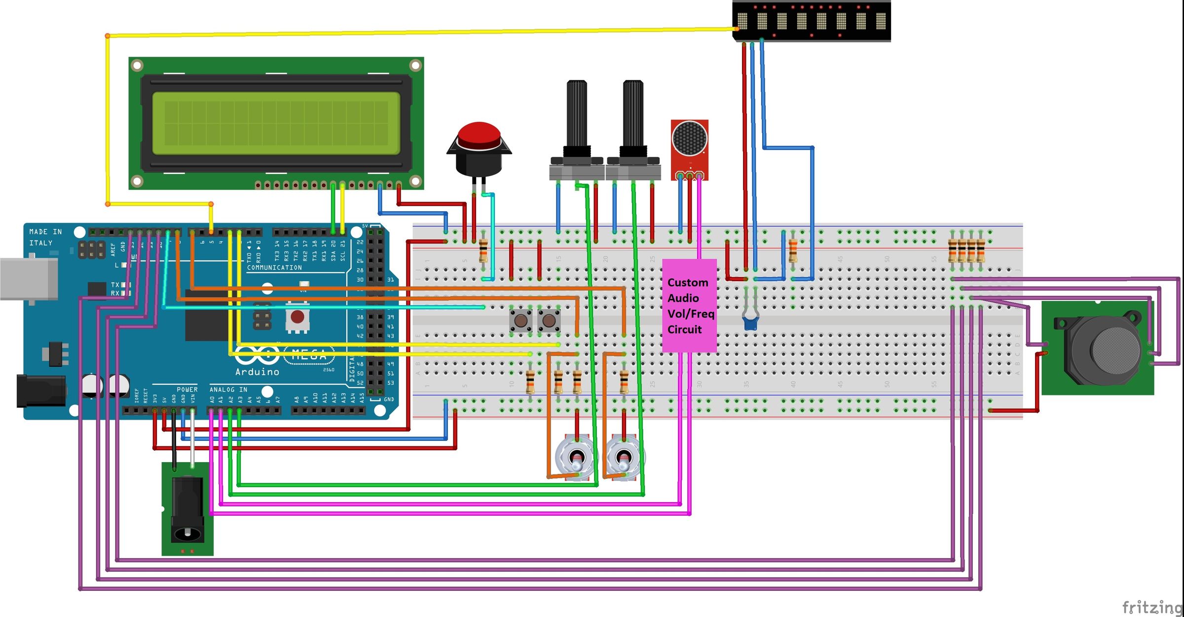 LED Audio Visual Display : 8 Steps - Instructables