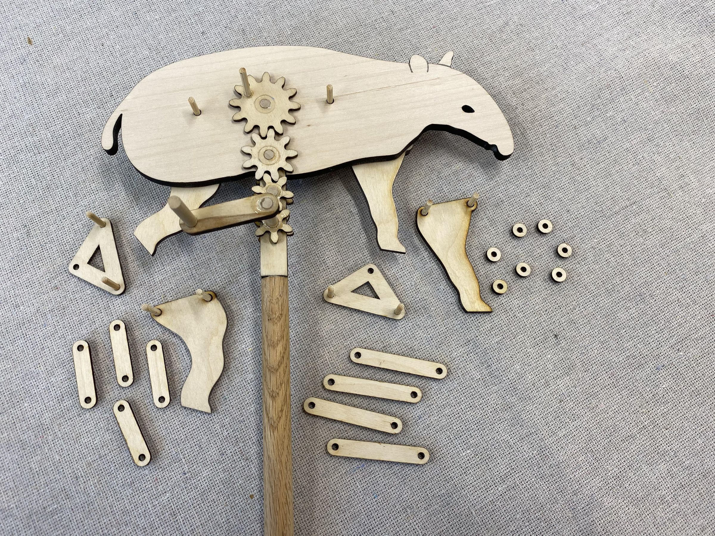 Walking Tapir Automaton : 3 Steps (with Pictures) - Instructables