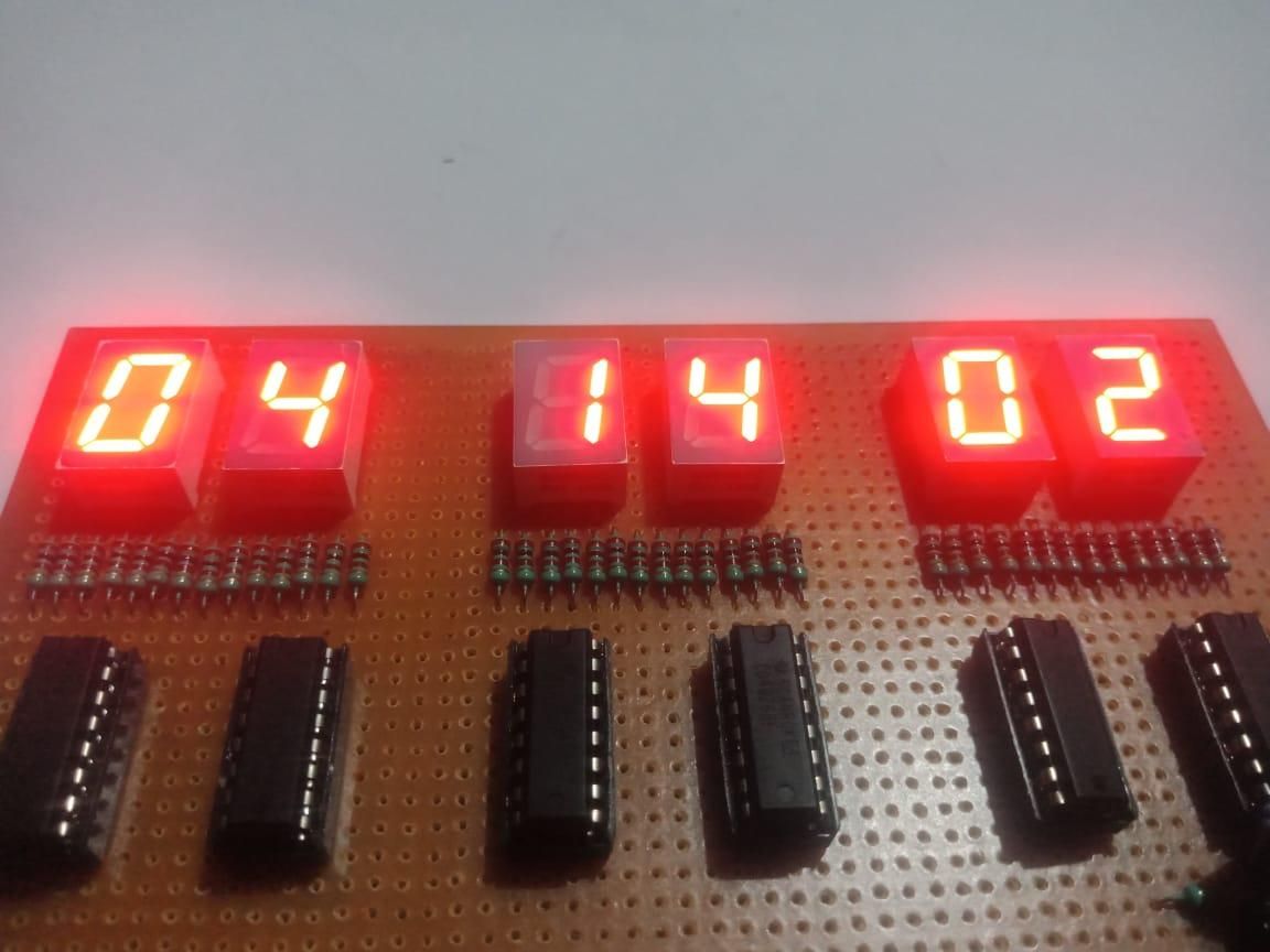Digital Clock But Without a Microcontroller [Hardcore Electronics] : 14 Steps (with Pictures ...