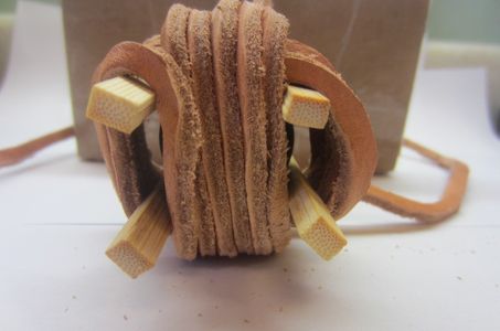 How to Make a Jumbo Leather Monkey Fist(2", 6 Passes) : 6 Steps (with ...