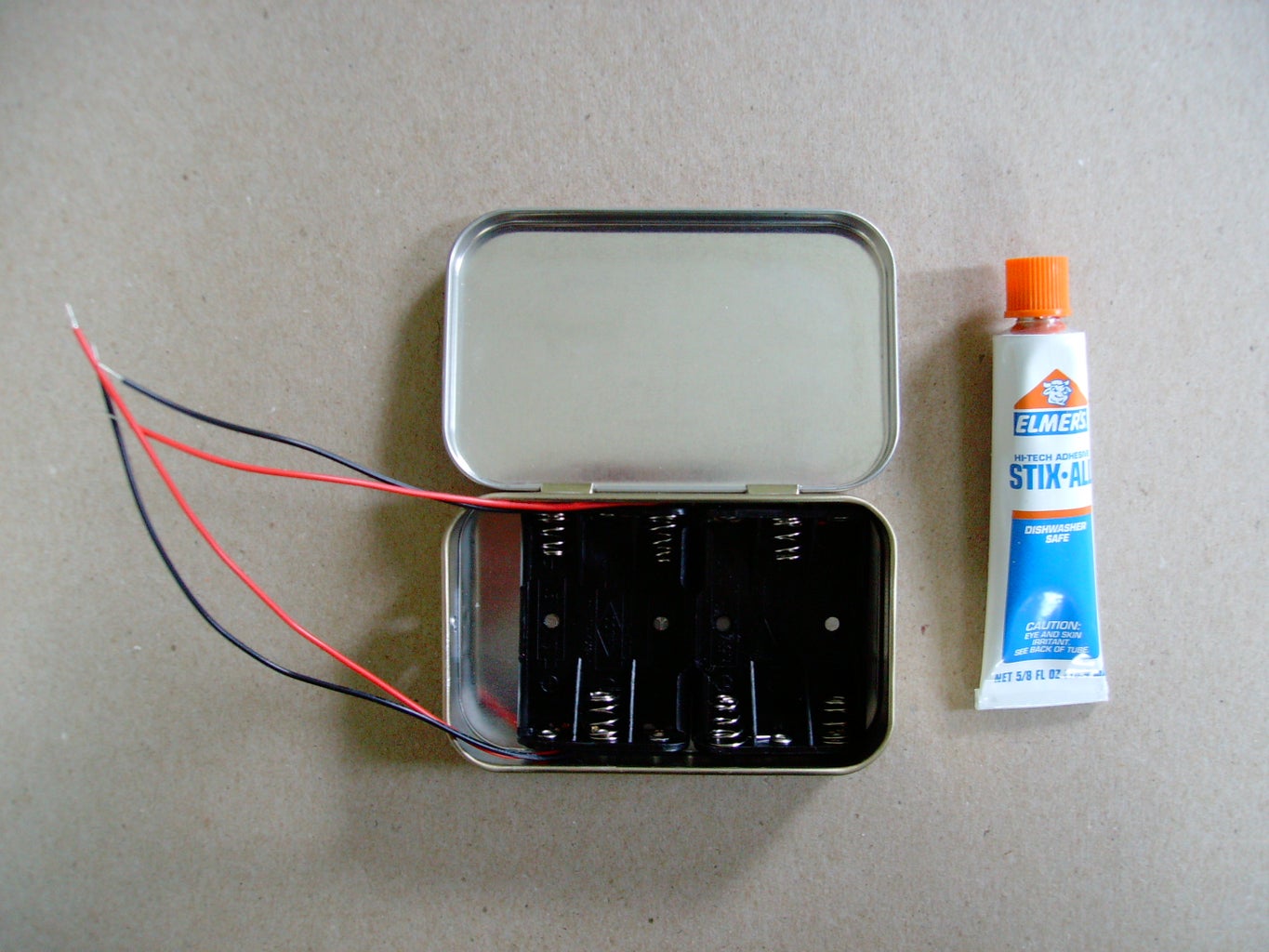 Arduino And Battery Pack In Altoids Tins 17 Steps Instructables