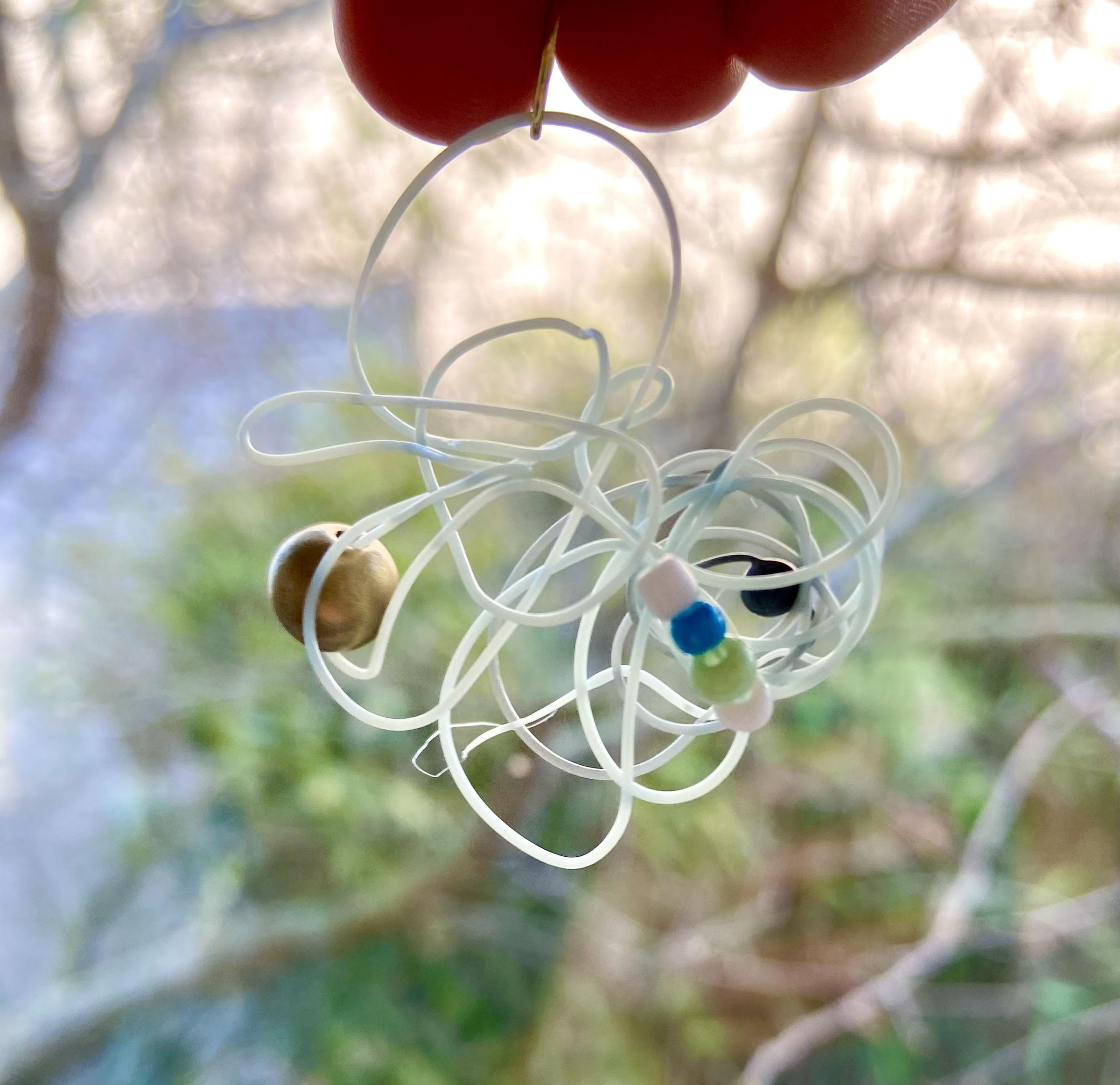 Abstract Filament Earrings! (Original Artsy Jewelry) - Instructables