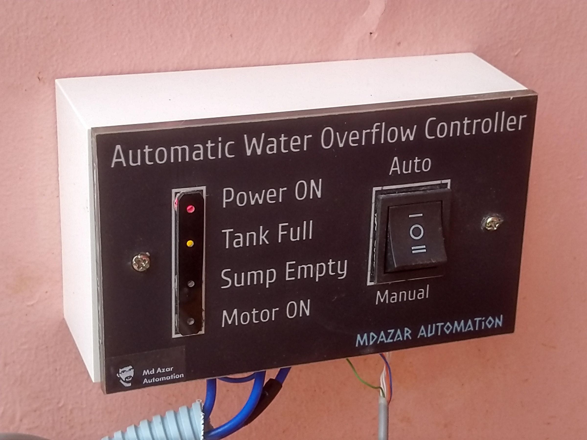Automatic Water Overflow Control and Dry Run Preventer Without ...