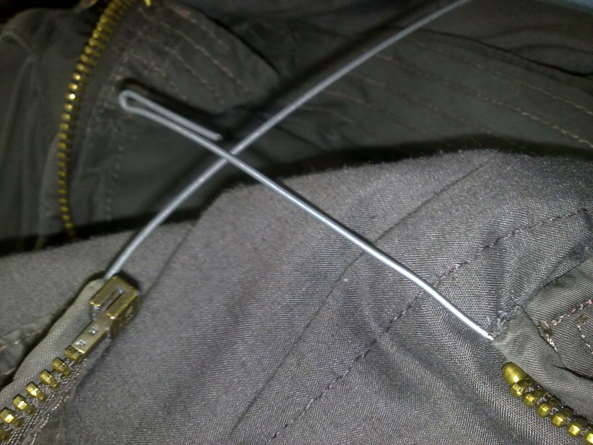 Jacket Mod: Stop the Zipper From Catching the Fabric! : 6 Steps (with ...