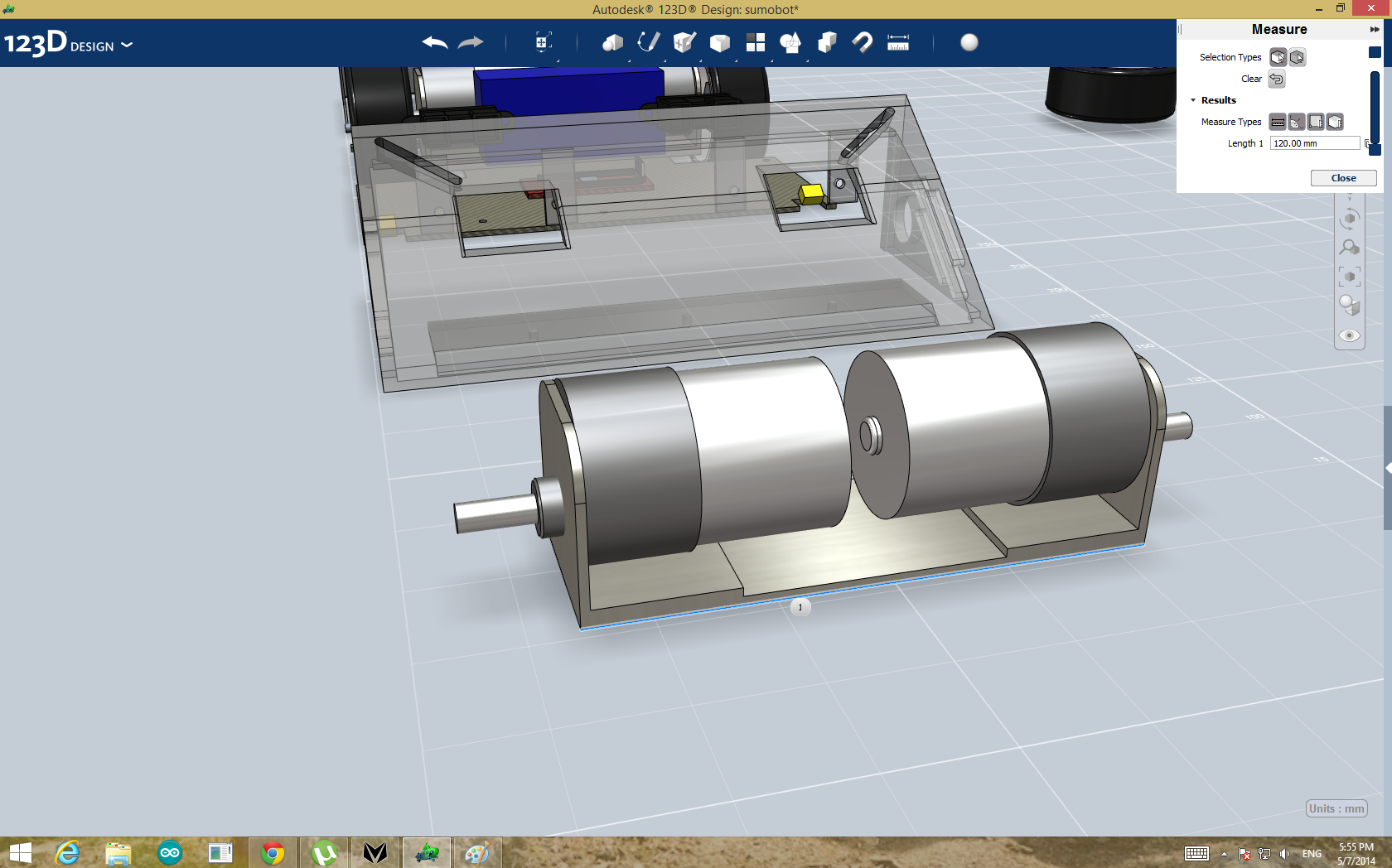 3D Printed Sumobot [Autonomous RC, Bluetooth Multiplayer] : 23 Steps ...