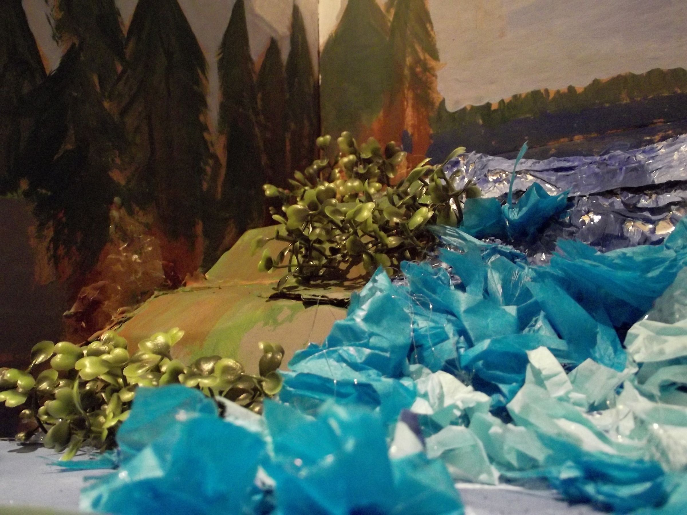 Cardboard Waterfall Diorama : 13 Steps - Instructables