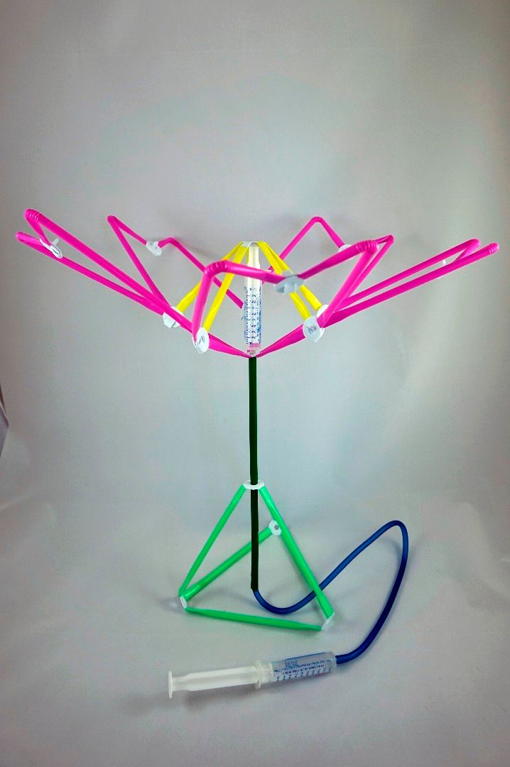 Strawbees Hydraulic Flower : 5 Steps (with Pictures) - Instructables