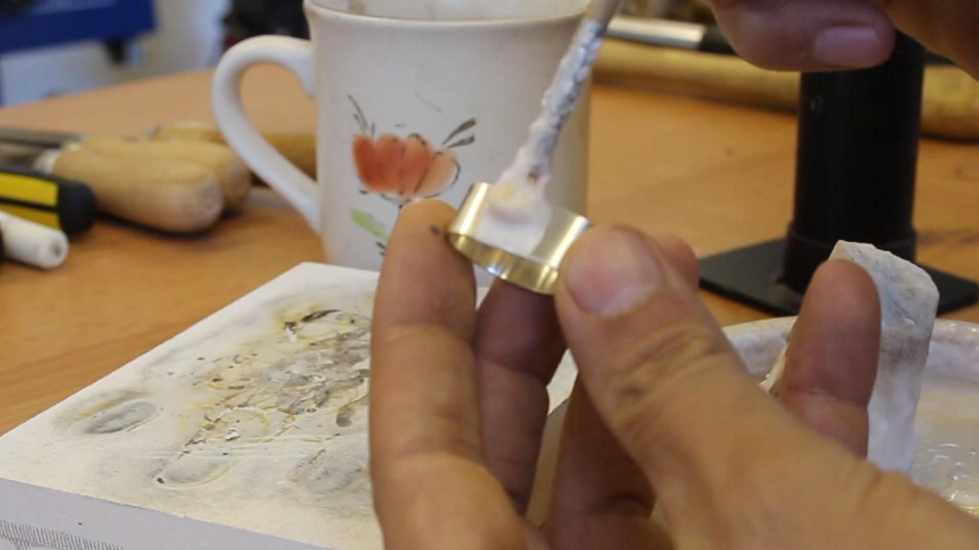 Damascus Steel and Silver Spinner Ring : 11 Steps (with Pictures ...