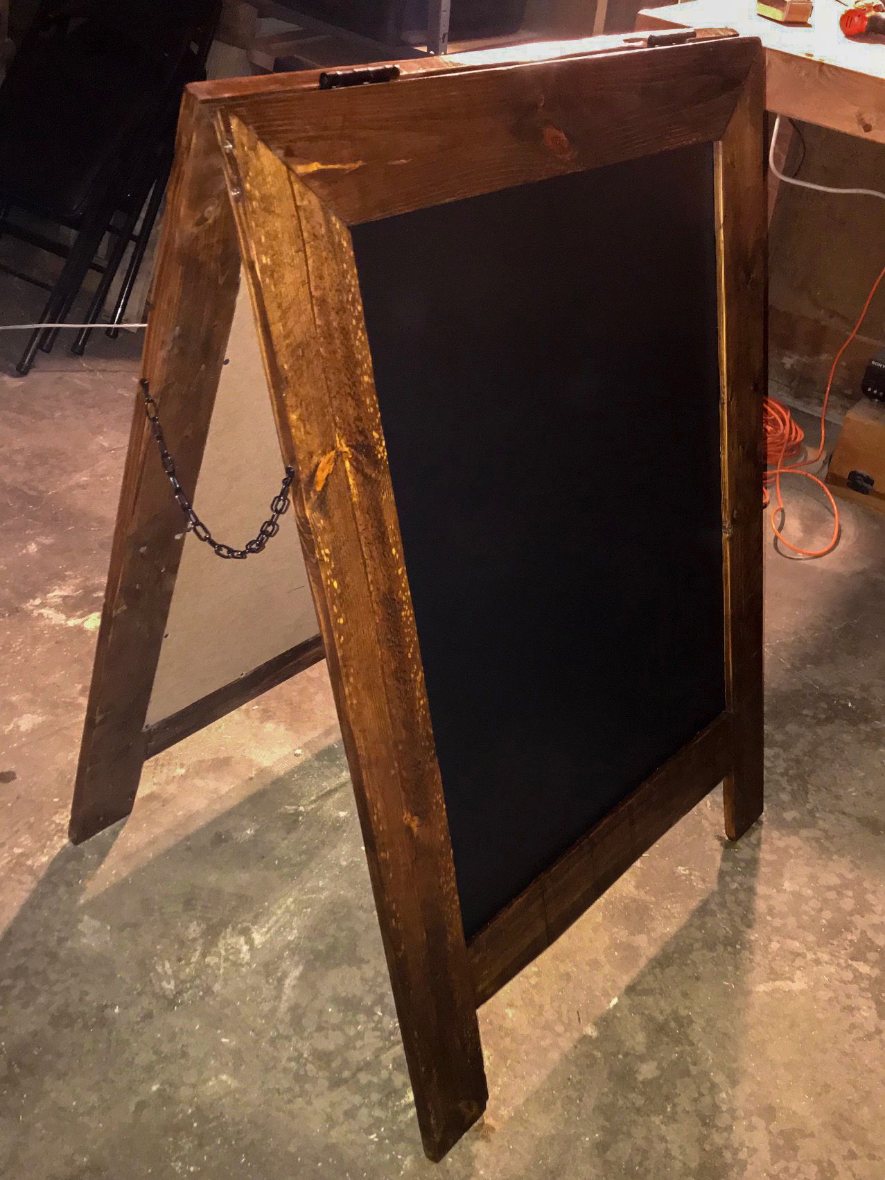 Reclaimed Pallet Wood Sandwich Board : 6 Steps (with Pictures ...