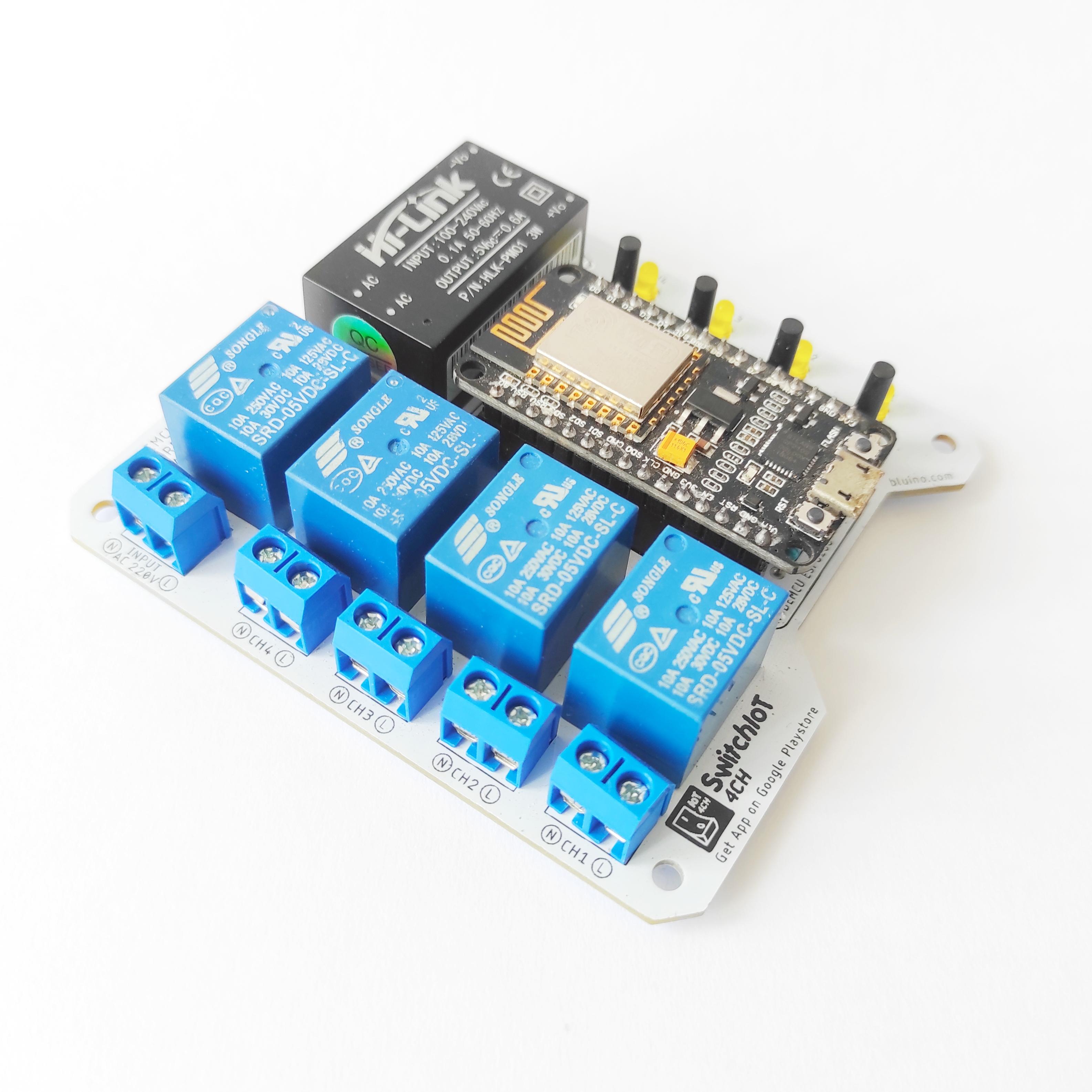 SwitchIoT 4CH - Online 4 Channel Relays Wifi Switch NodeMCU ESP8266 : 12 Steps - Instructables