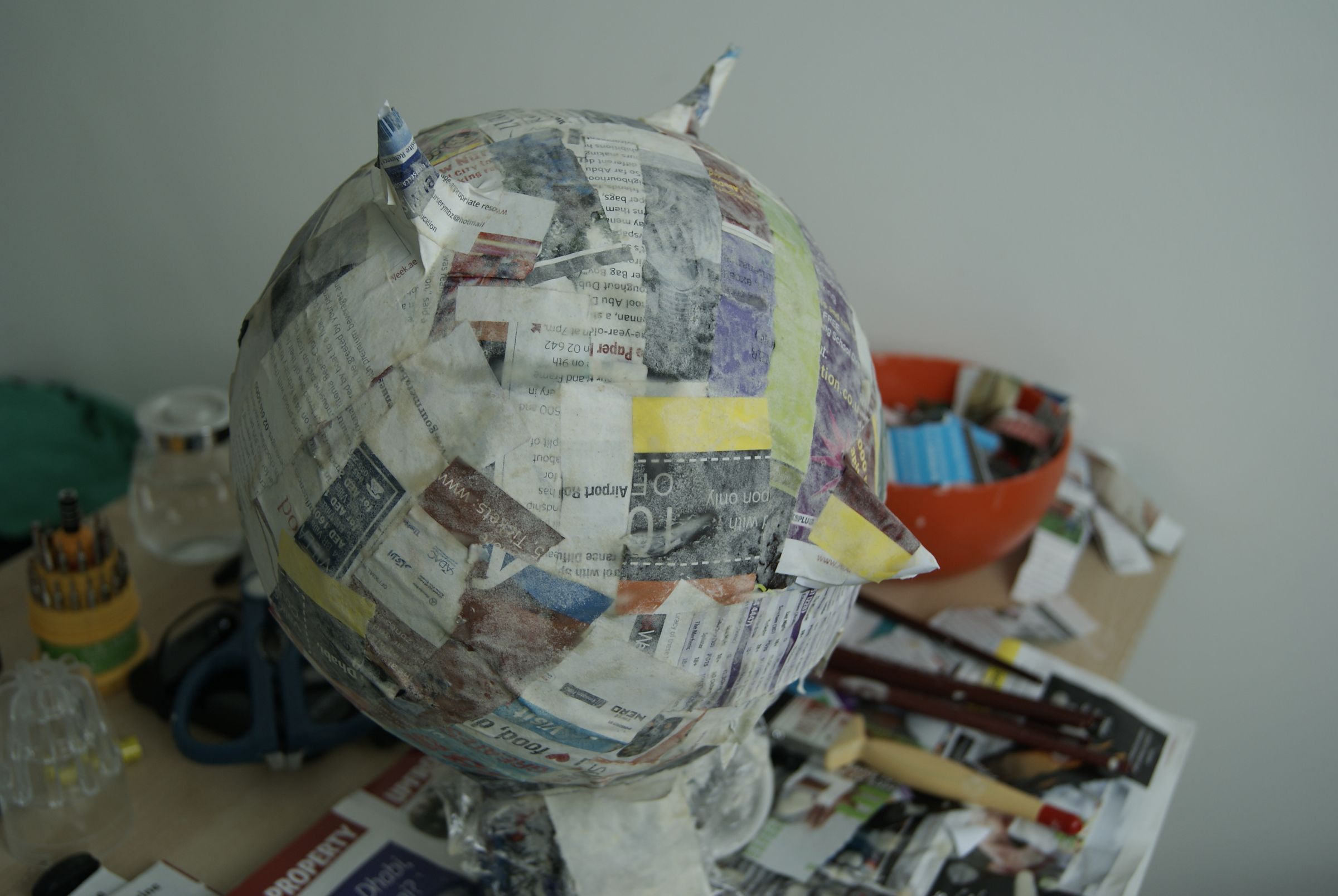 Papier Mache Monster Mask : 8 Steps - Instructables