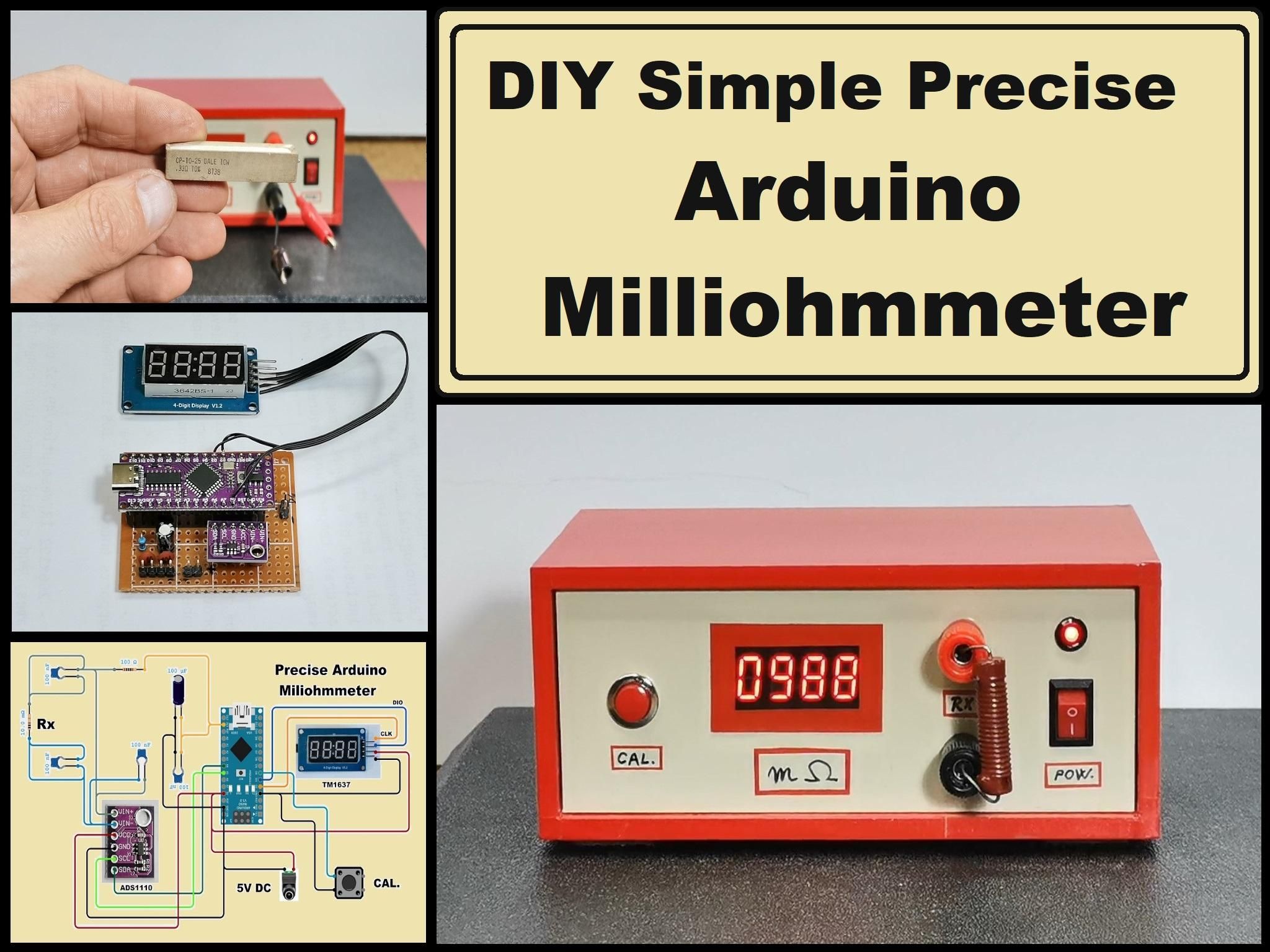DIY Precise Arduino Miliohmmeter : 4 Steps - Instructables