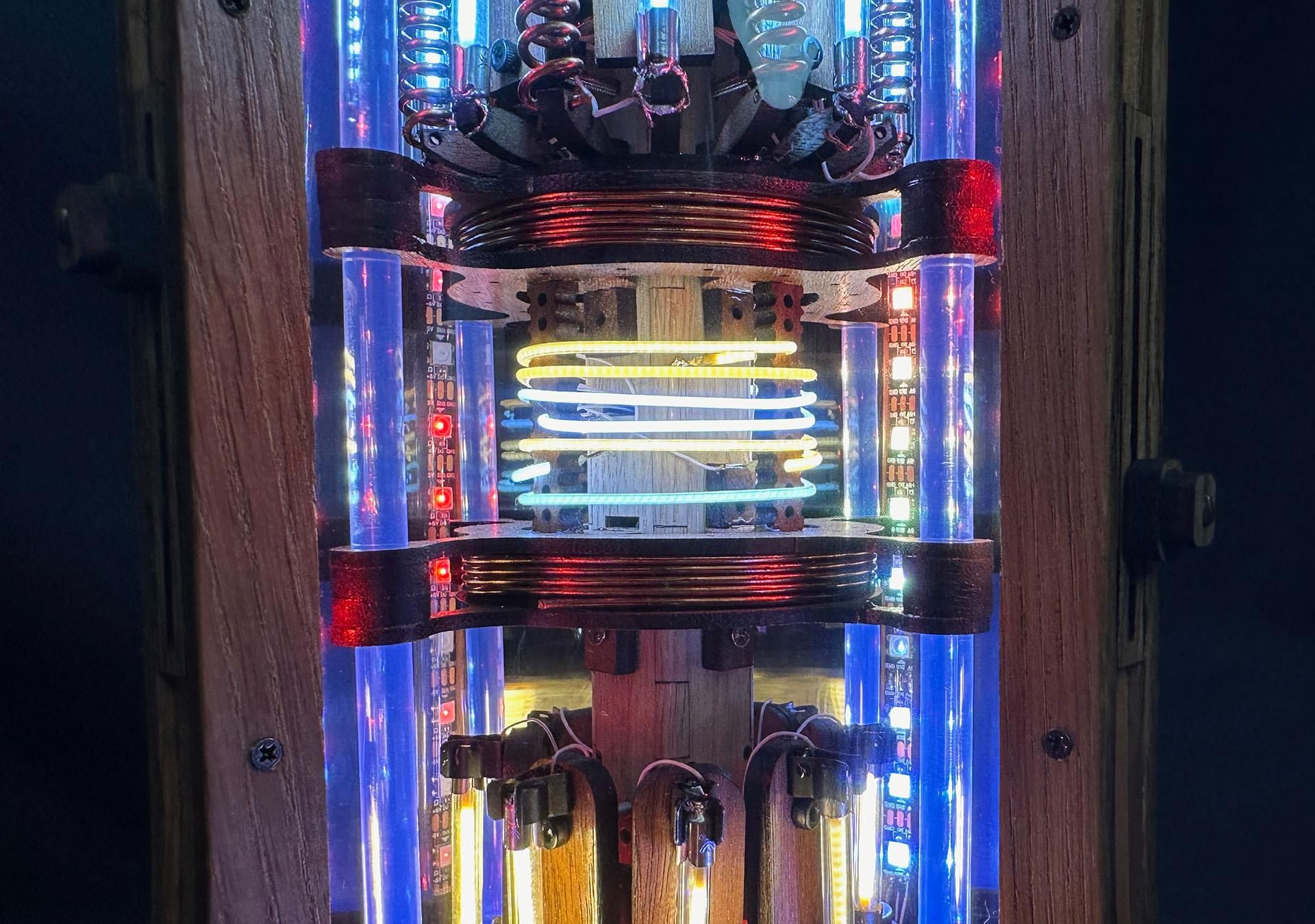 Wooden Reactor Simulator: Nightlight, Desk Lamp, Sound Simulation and ...