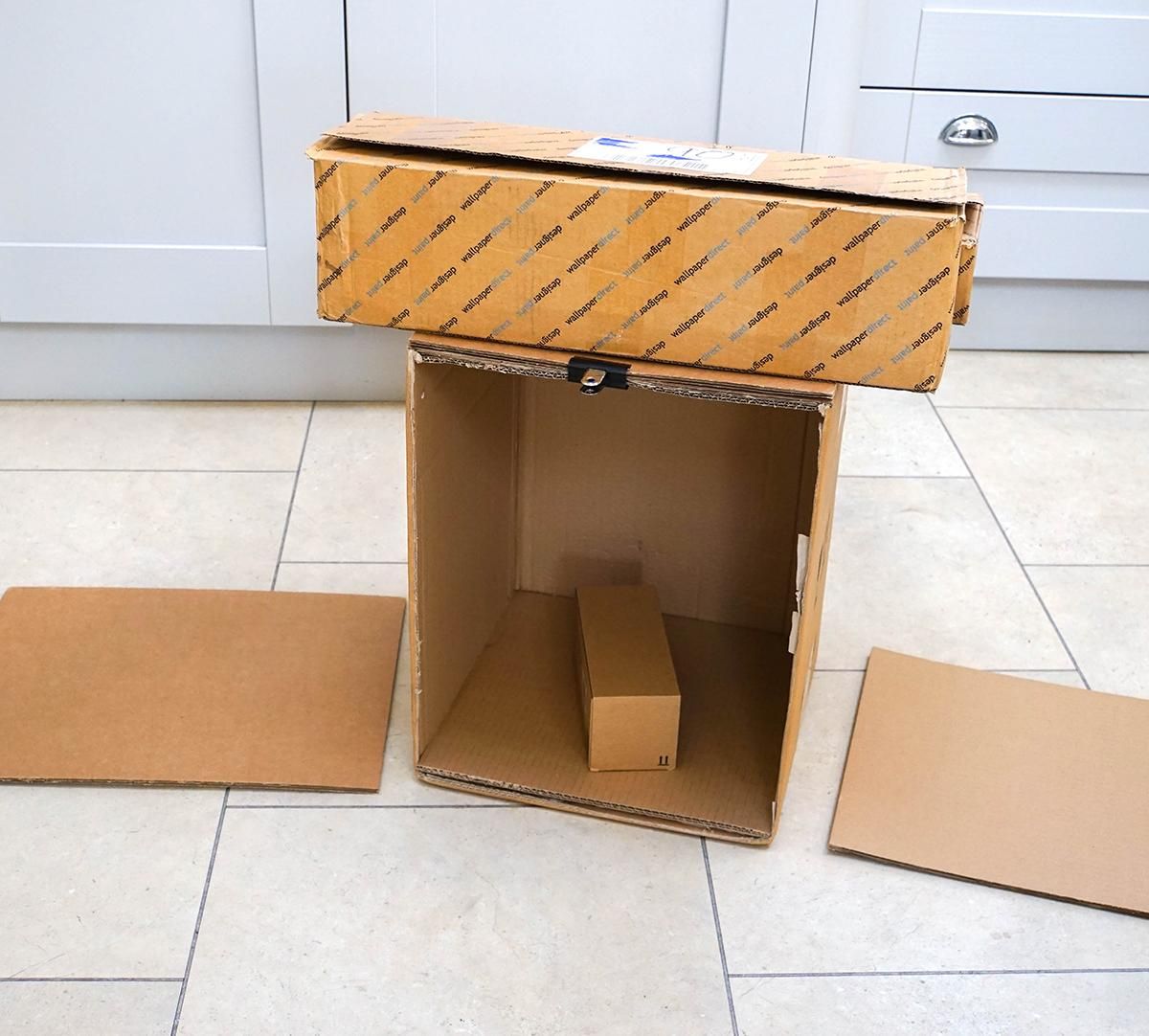 How to Make Strong Shelves Out of Cardboard | DIY Shoe Storage or Mini ...