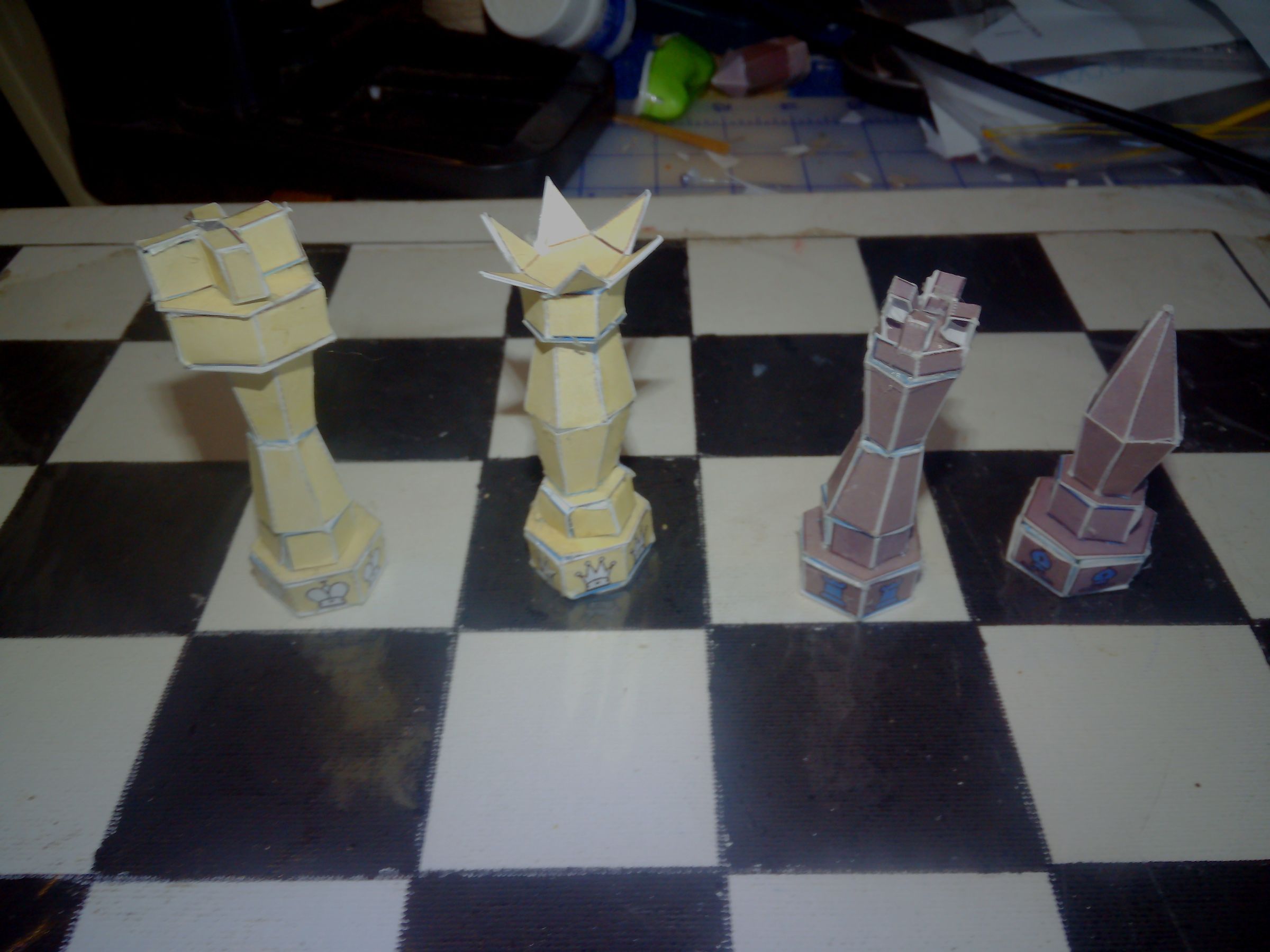 Cardboard Chess Pieces - Instructables