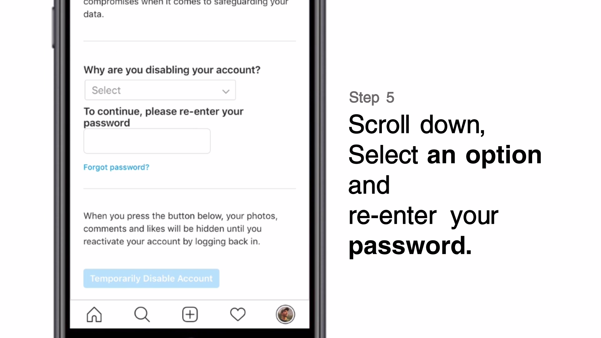 How to Deactivate Instagram Account Temporarily : 6 Steps - Instructables