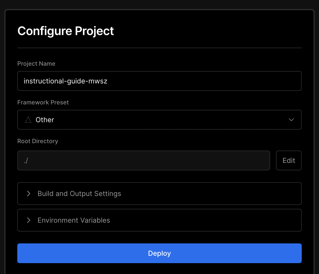 Launching a Web App Using Vercel : 4 Steps - Instructables