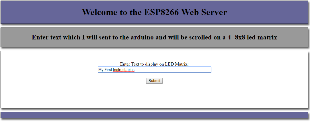 WIFI Enabled LED Matrix : 4 Steps (with Pictures) - Instructables