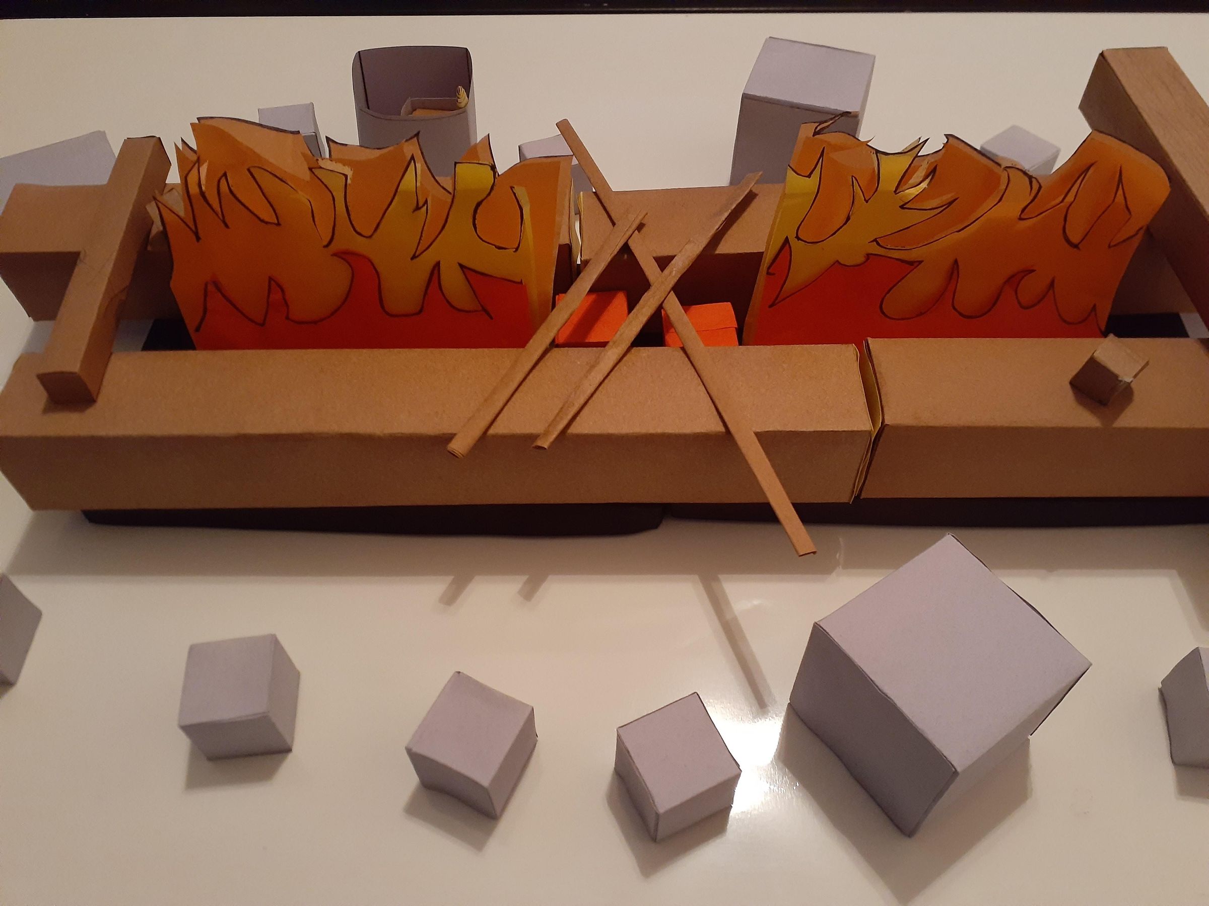 Papercraft Campfire : 6 Steps - Instructables