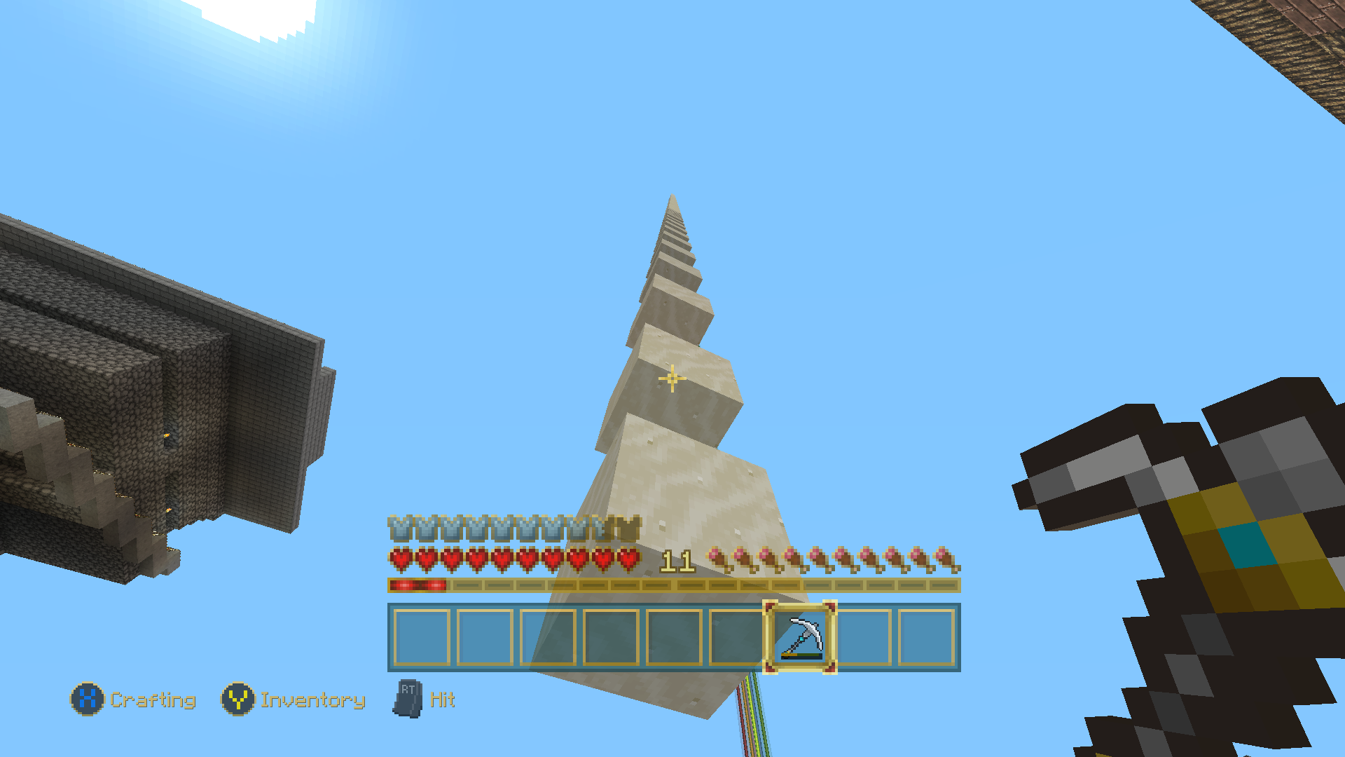 Minecraft: Temporary Tower : 5 Steps - Instructables