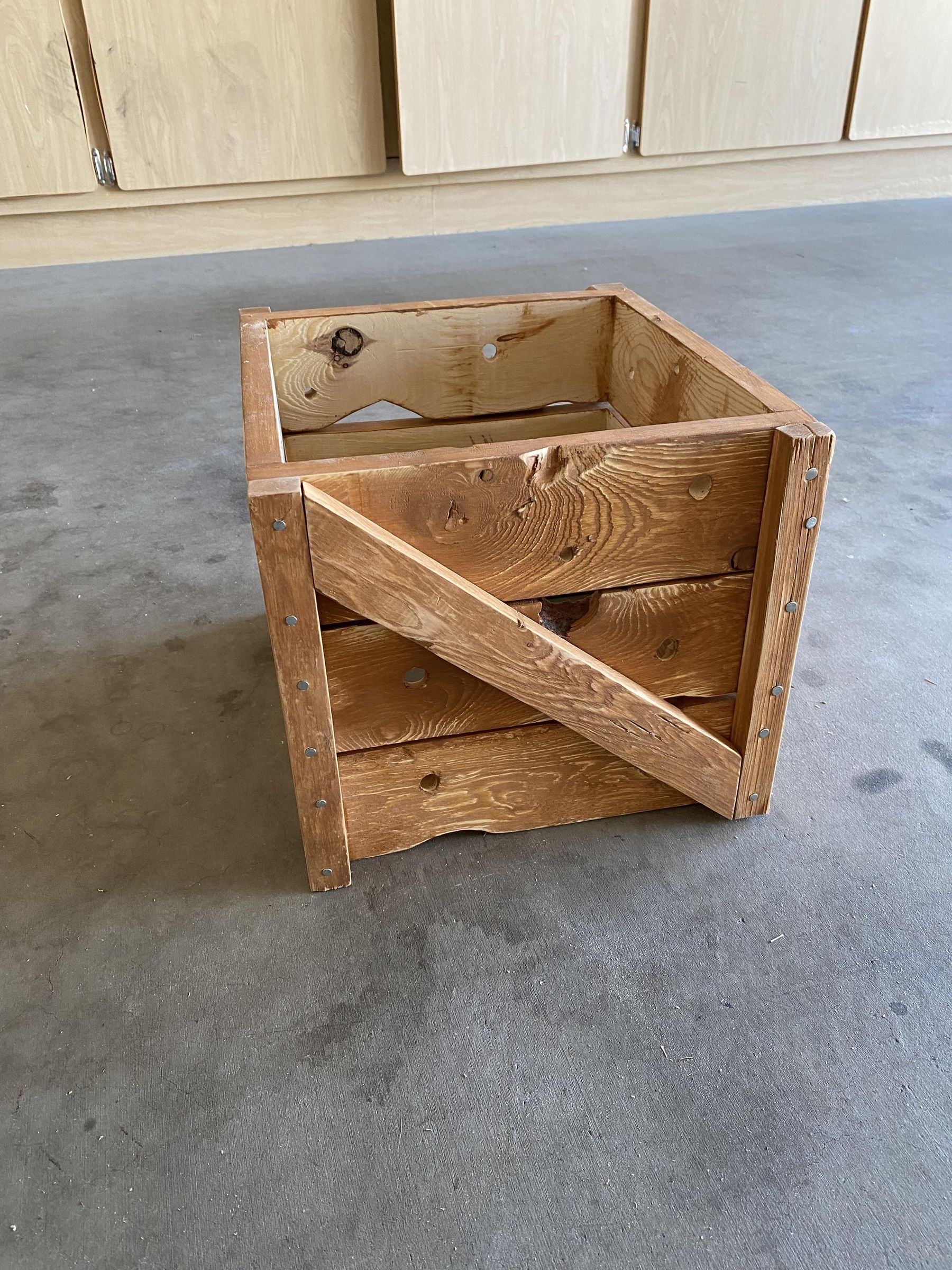 Make a DIY Vintage Wooden Storage Crate! : 9 Steps (with Pictures ...