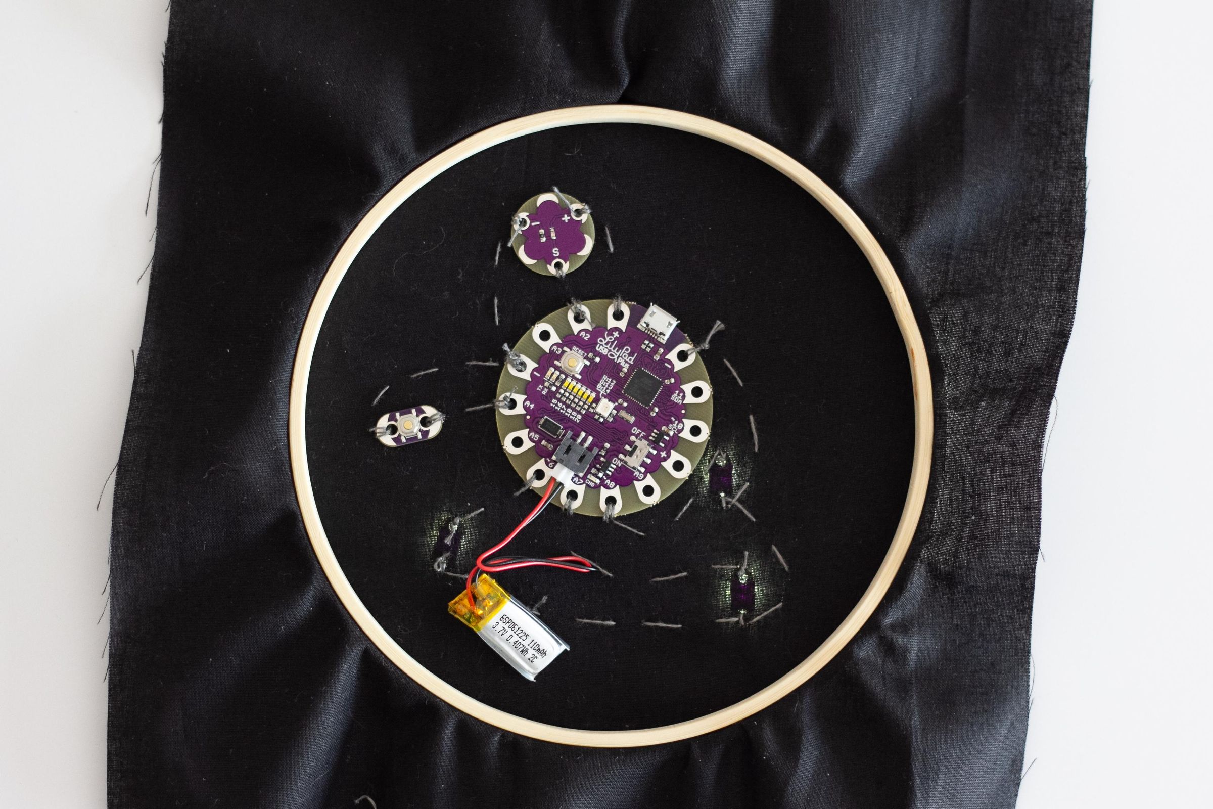 LilyPad Embroidery : 9 Steps (with Pictures) - Instructables