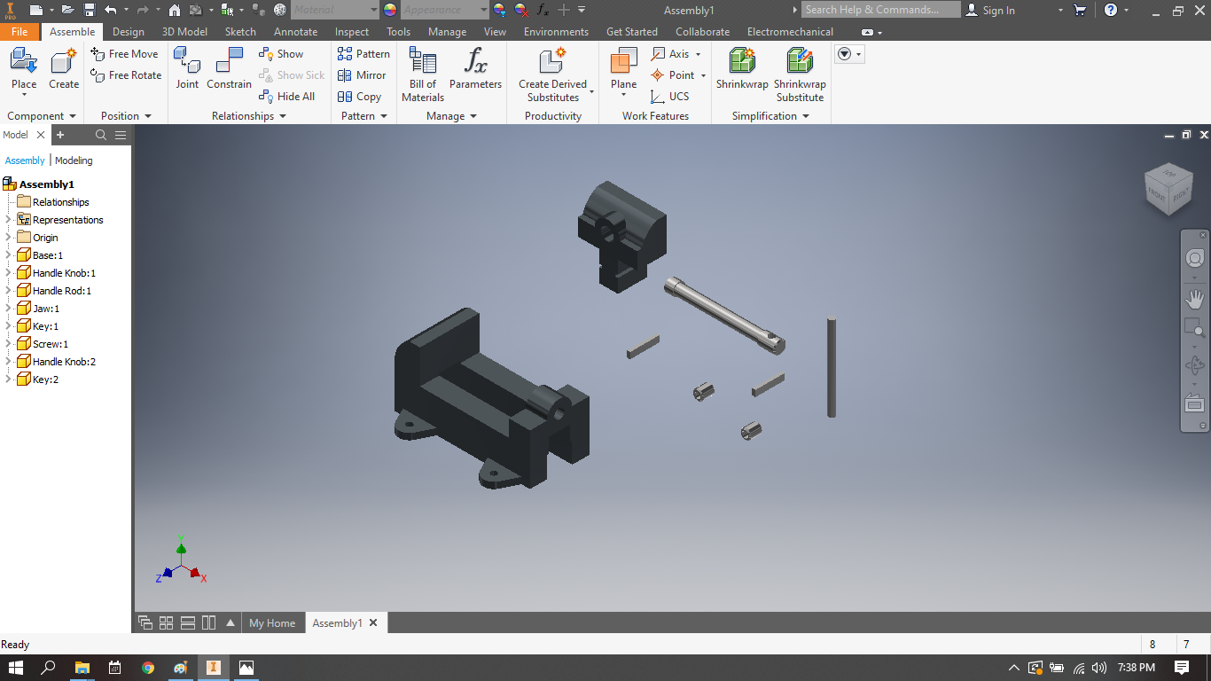 Inventor Assembly, Exploded Assembly, and Materials List : 31 Steps ...