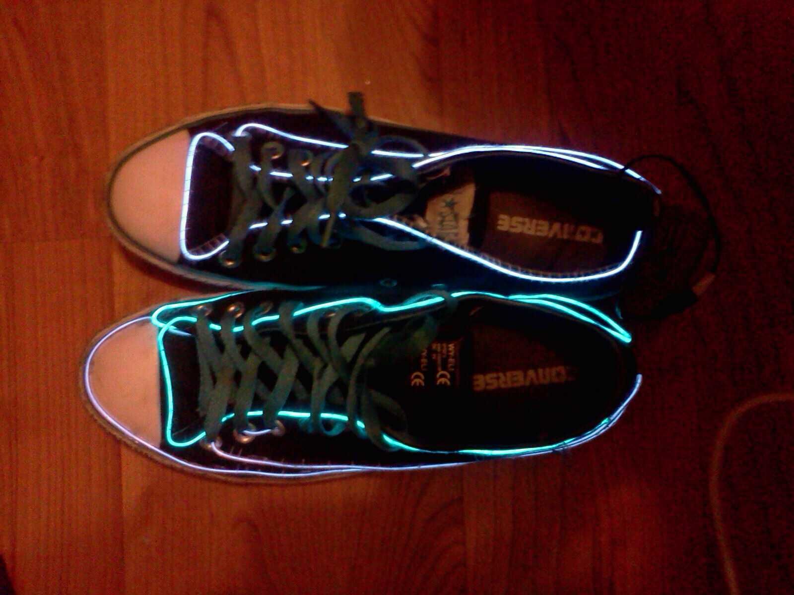 My Light Up Tron Shoes - Instructables