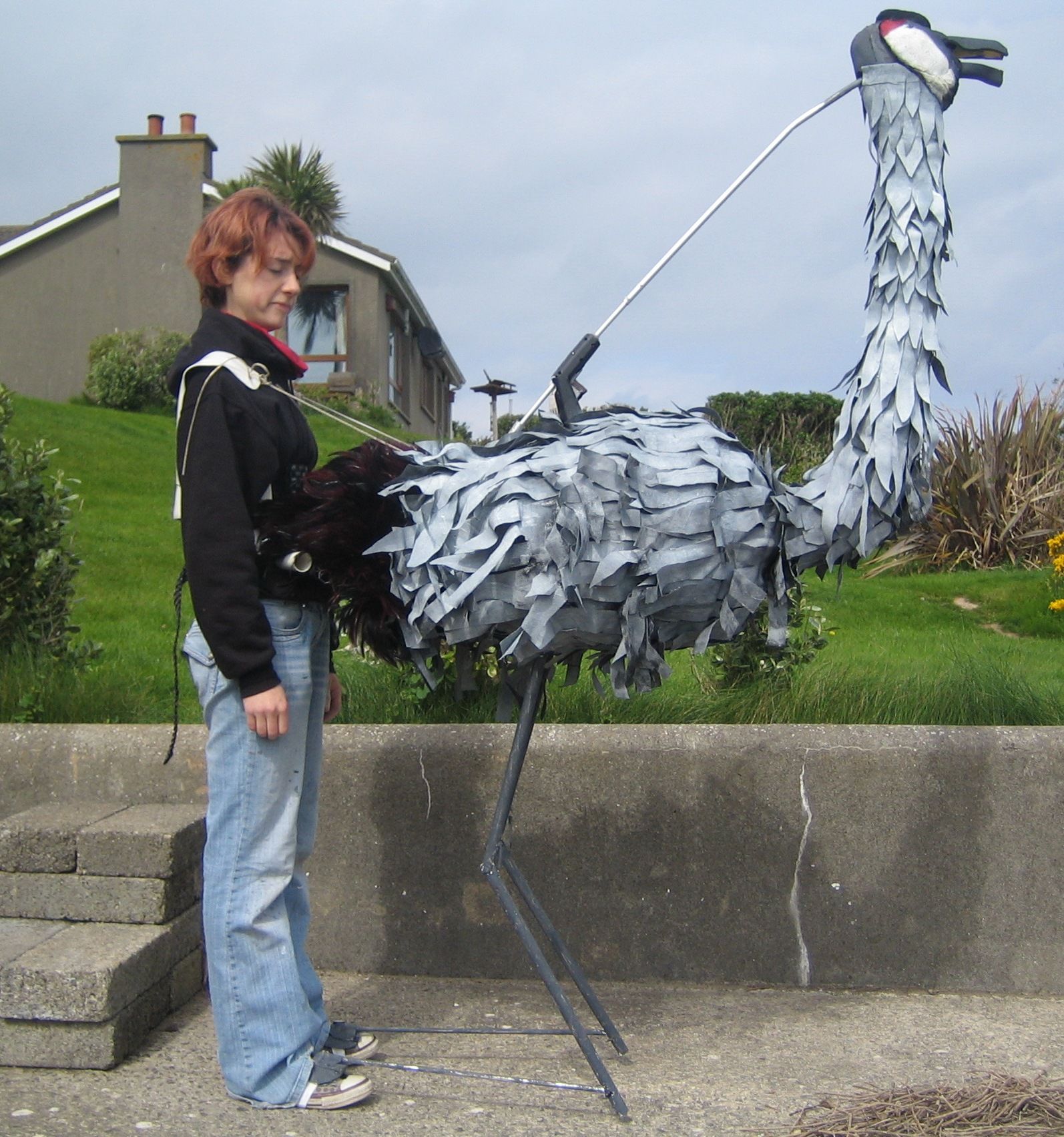 Puppet - Ugandan Crested Crane : 6 Steps (with Pictures) - Instructables