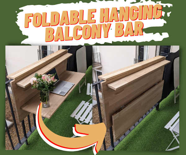Foldable Hanging Balcony Bar/Table : 5 Steps (with Pictures ...