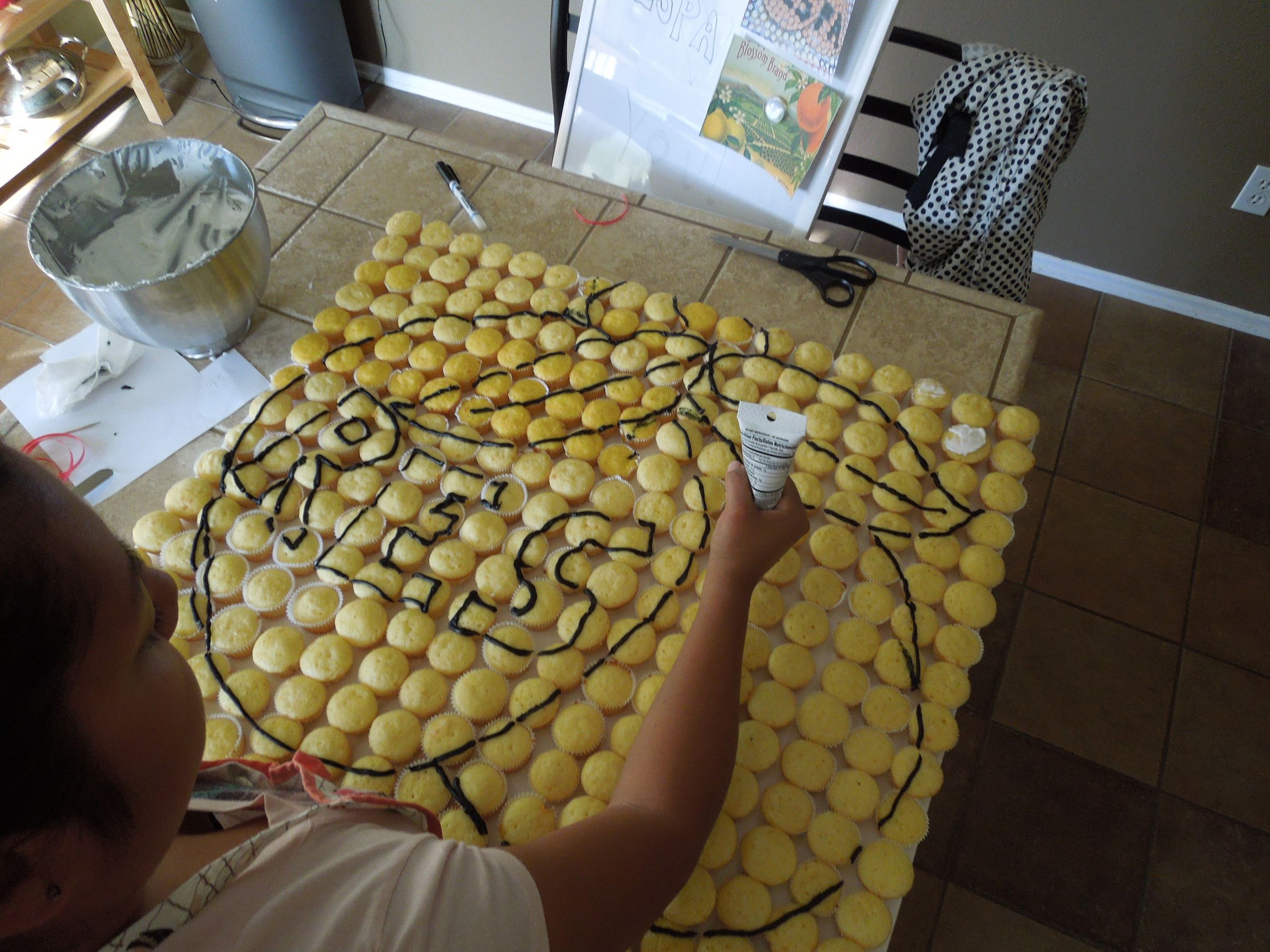 Orange Cupcake Mural (with Pictures) - Instructables
