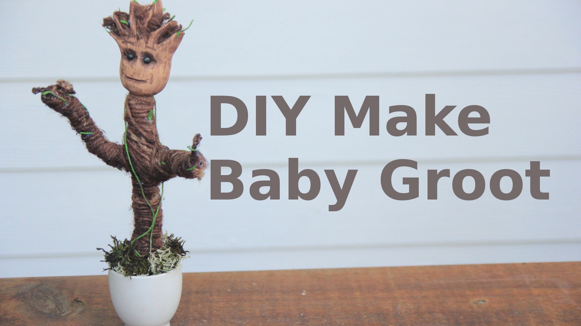 DIY Making Groot From Guardians of the Galaxy (with Pictures ...