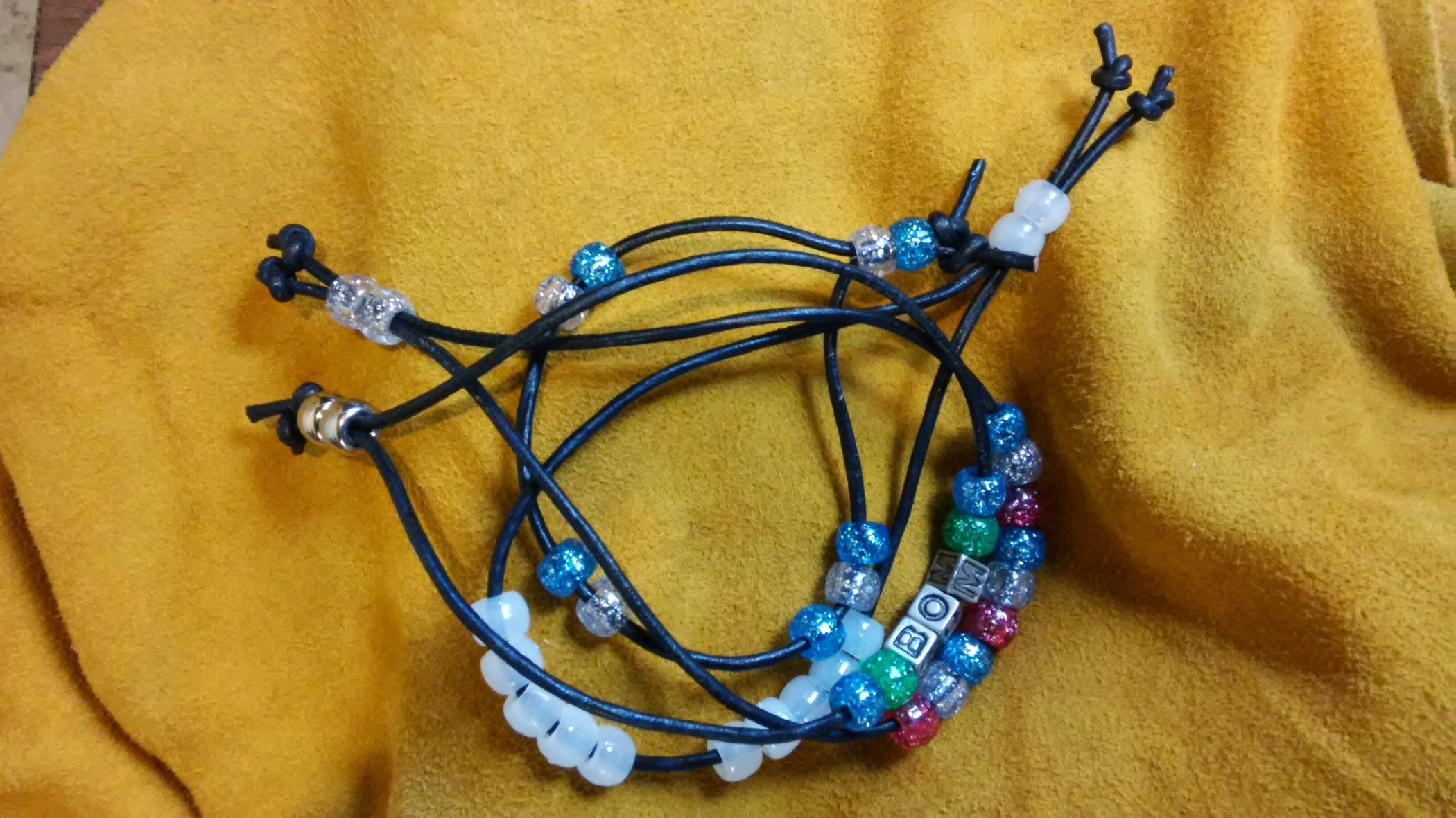 Easy Leather Cord & Bead Bracelets : 3 Steps - Instructables