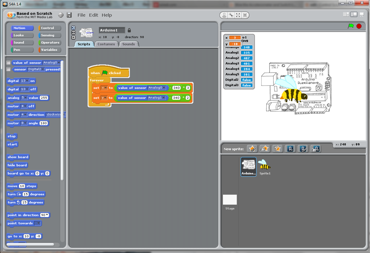 Control Scratch With an Accelerometer : 4 Steps - Instructables